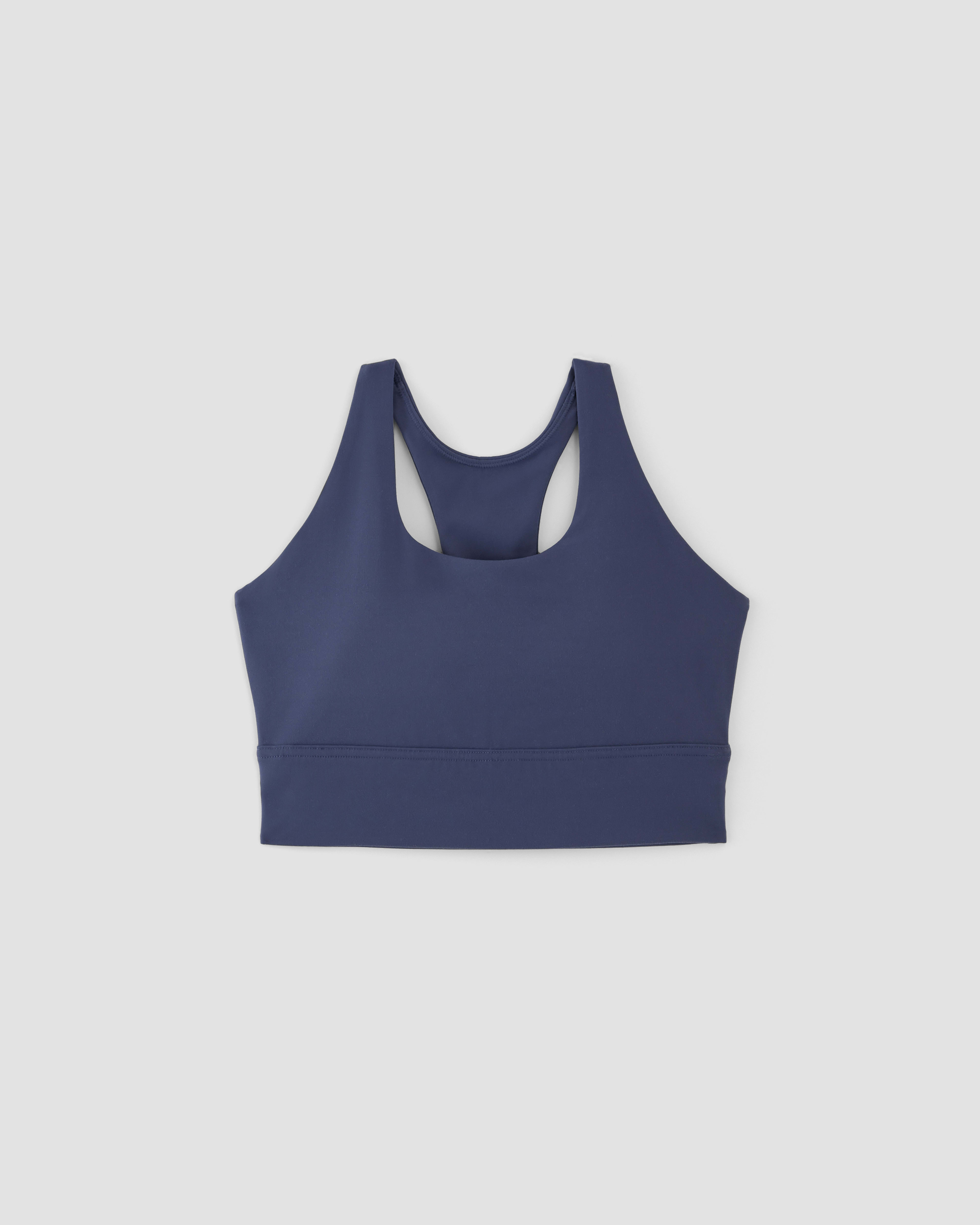 The Perform Longline Bra | Ocean Blue – Everlane