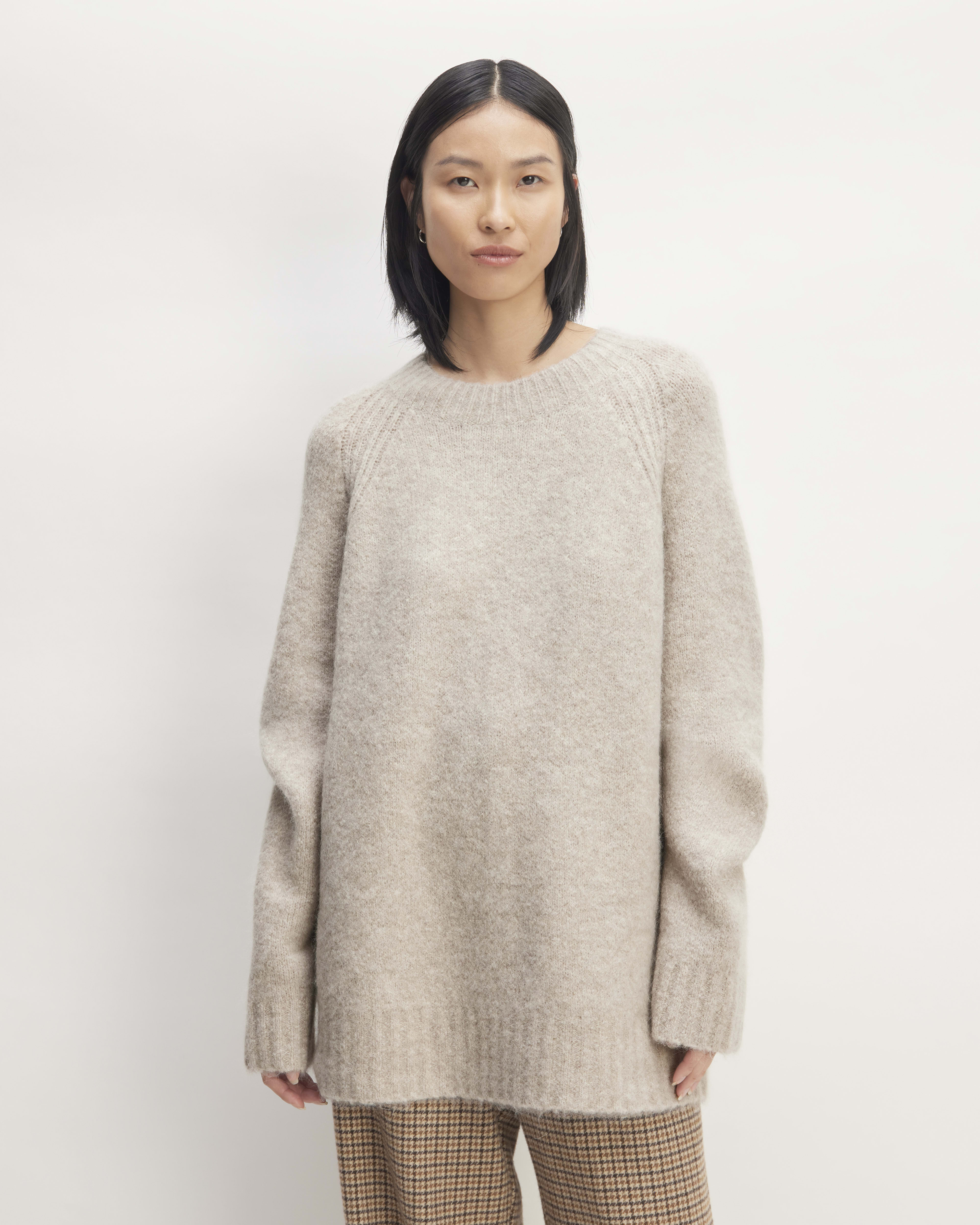 The Superfuzz Alpaca Crew Light Oat – Everlane