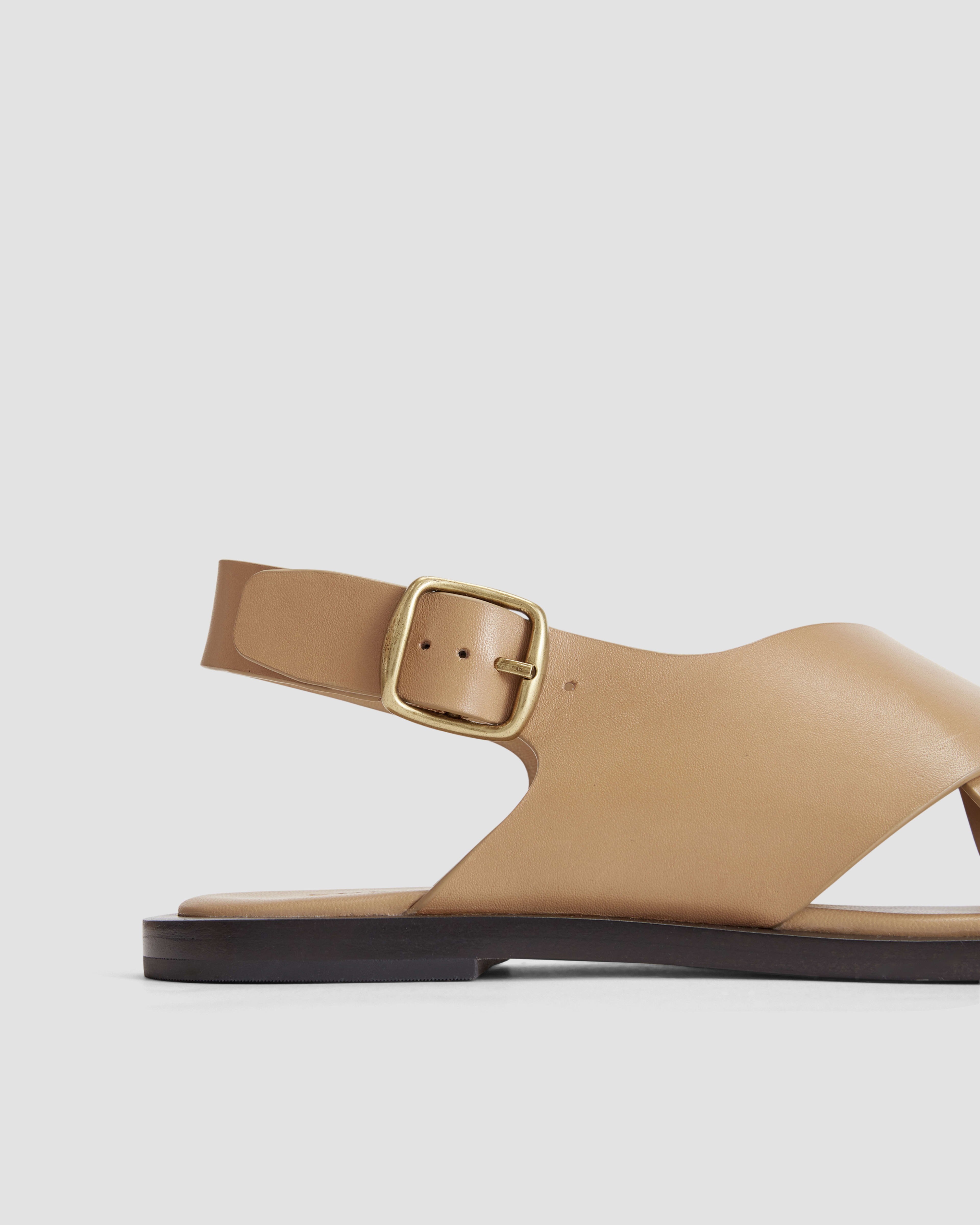 The City Crossover Sandal Light Taupe – Everlane