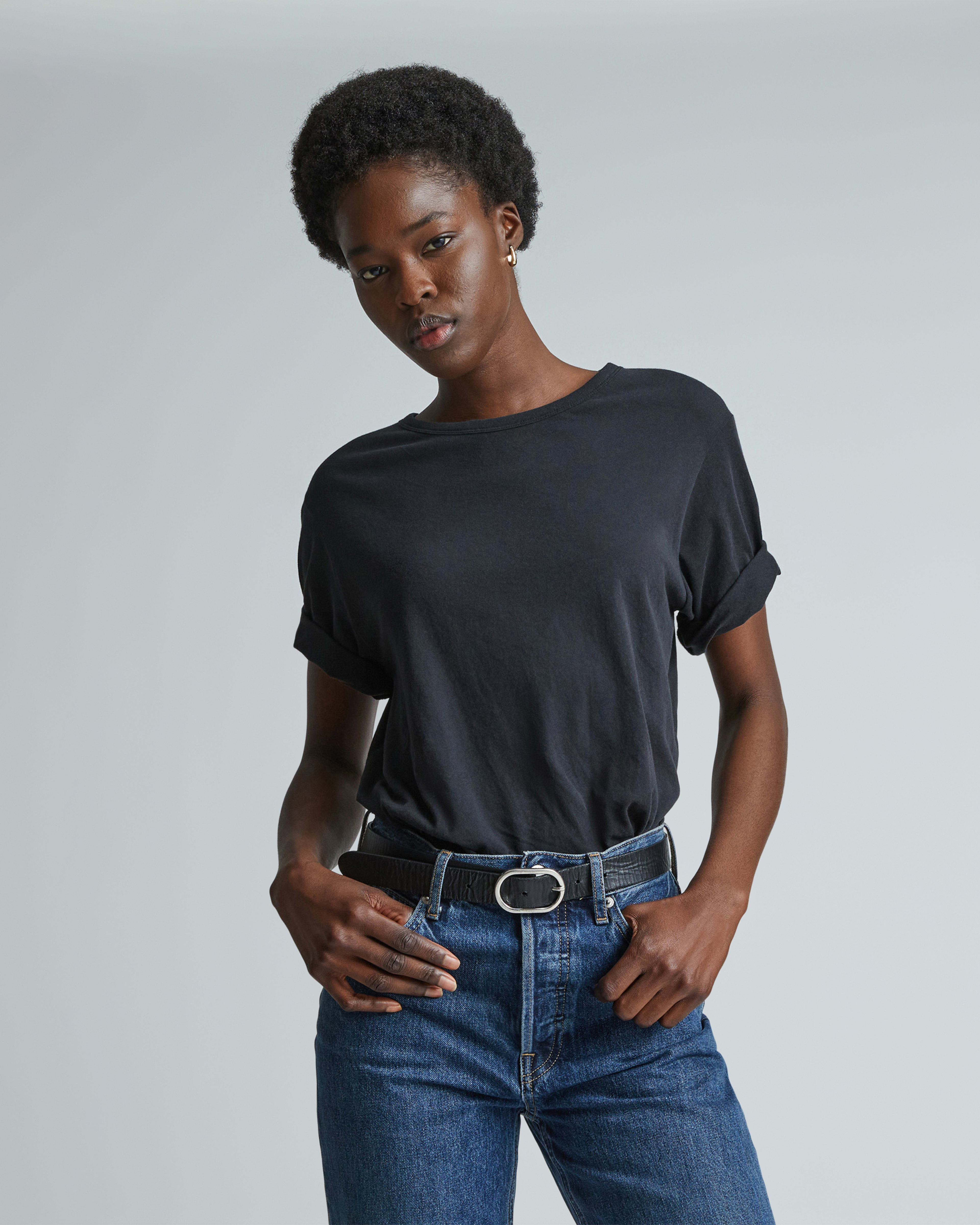 The Air Tee Black – Everlane