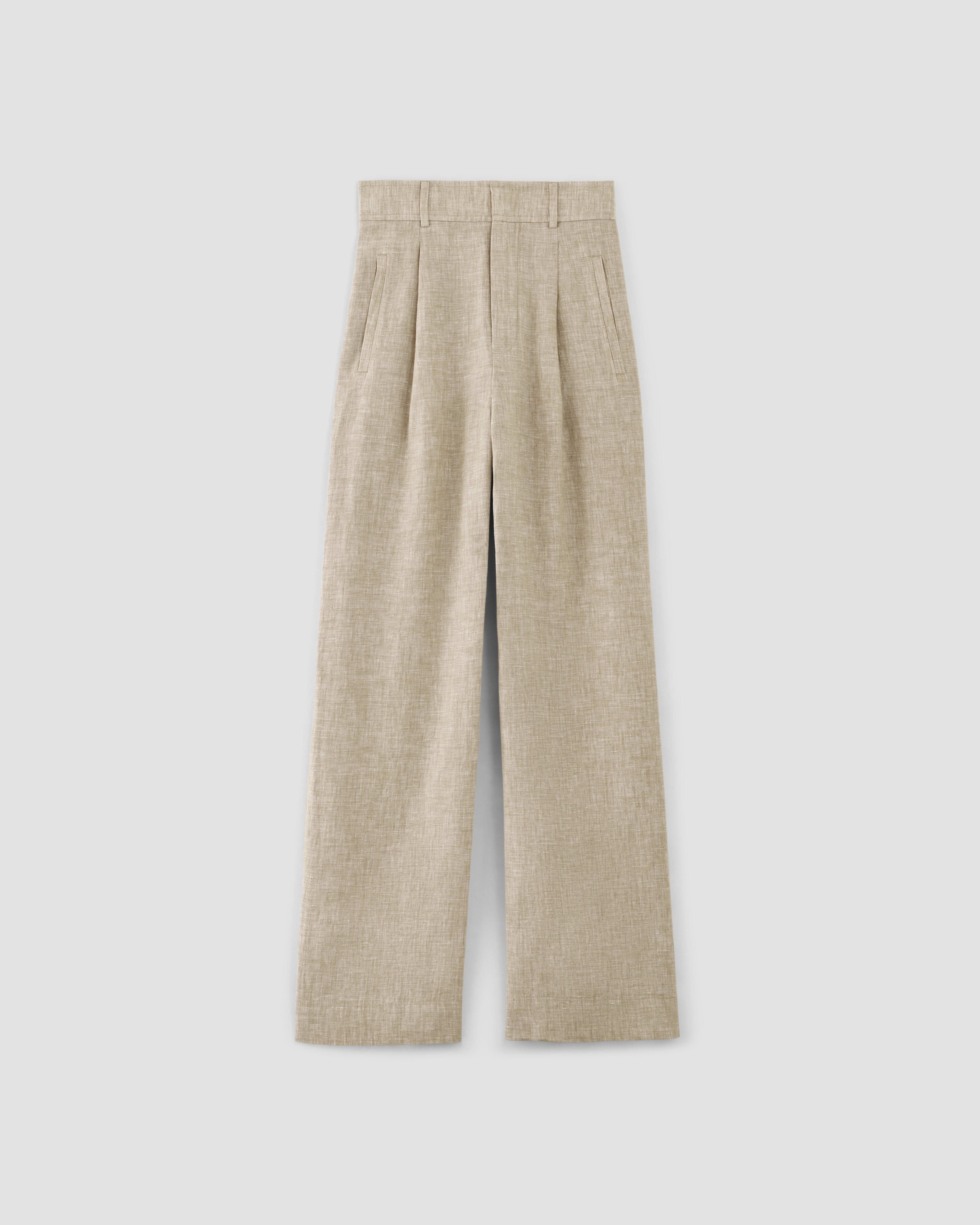 The Linen Way-High® Drape Pant | Cornstalk Chambray – Everlane