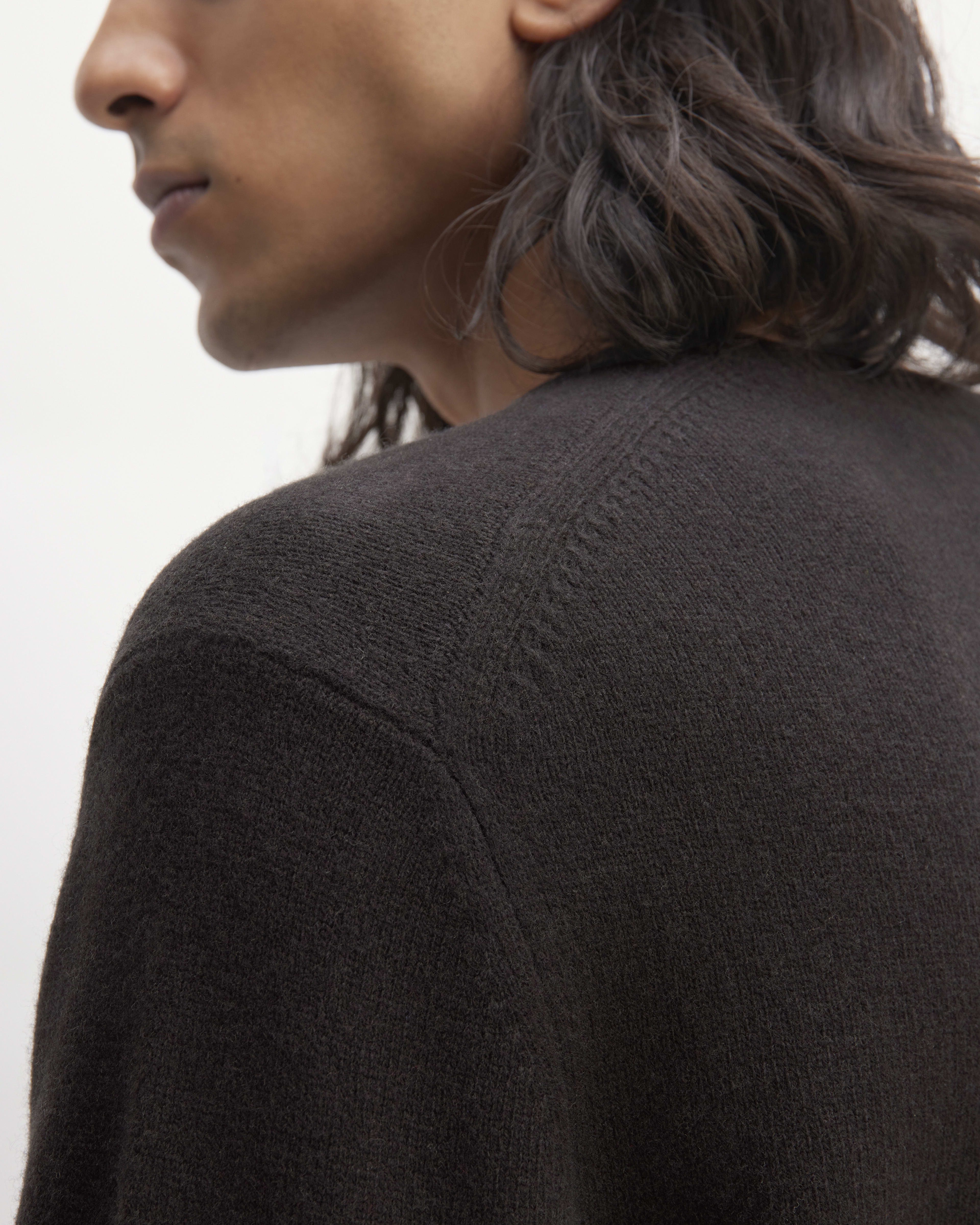 The Premium Merino Crew Neck Sweater | Black – Everlane