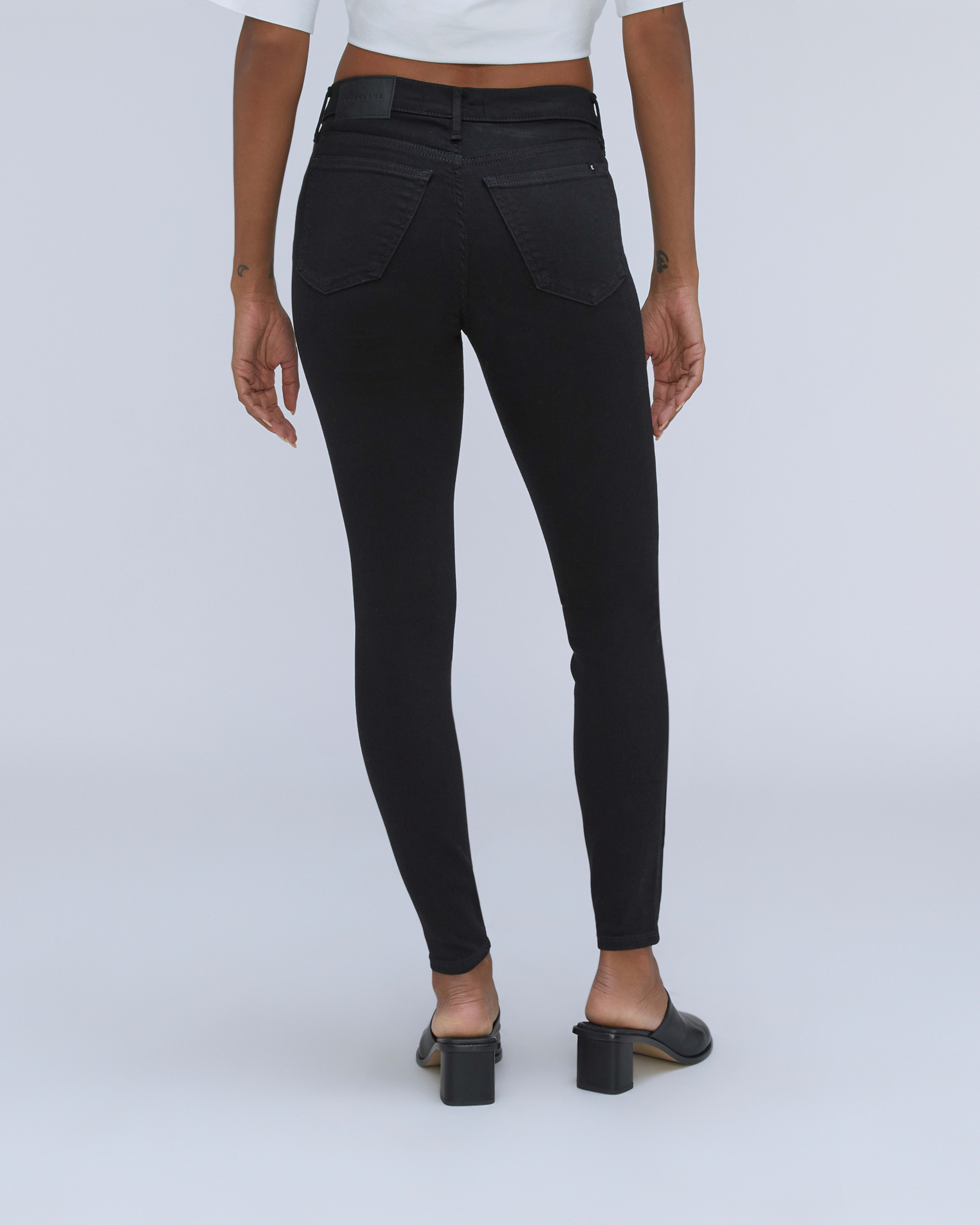 The Mid-Rise Skinny Stretch Jean | Black – Everlane