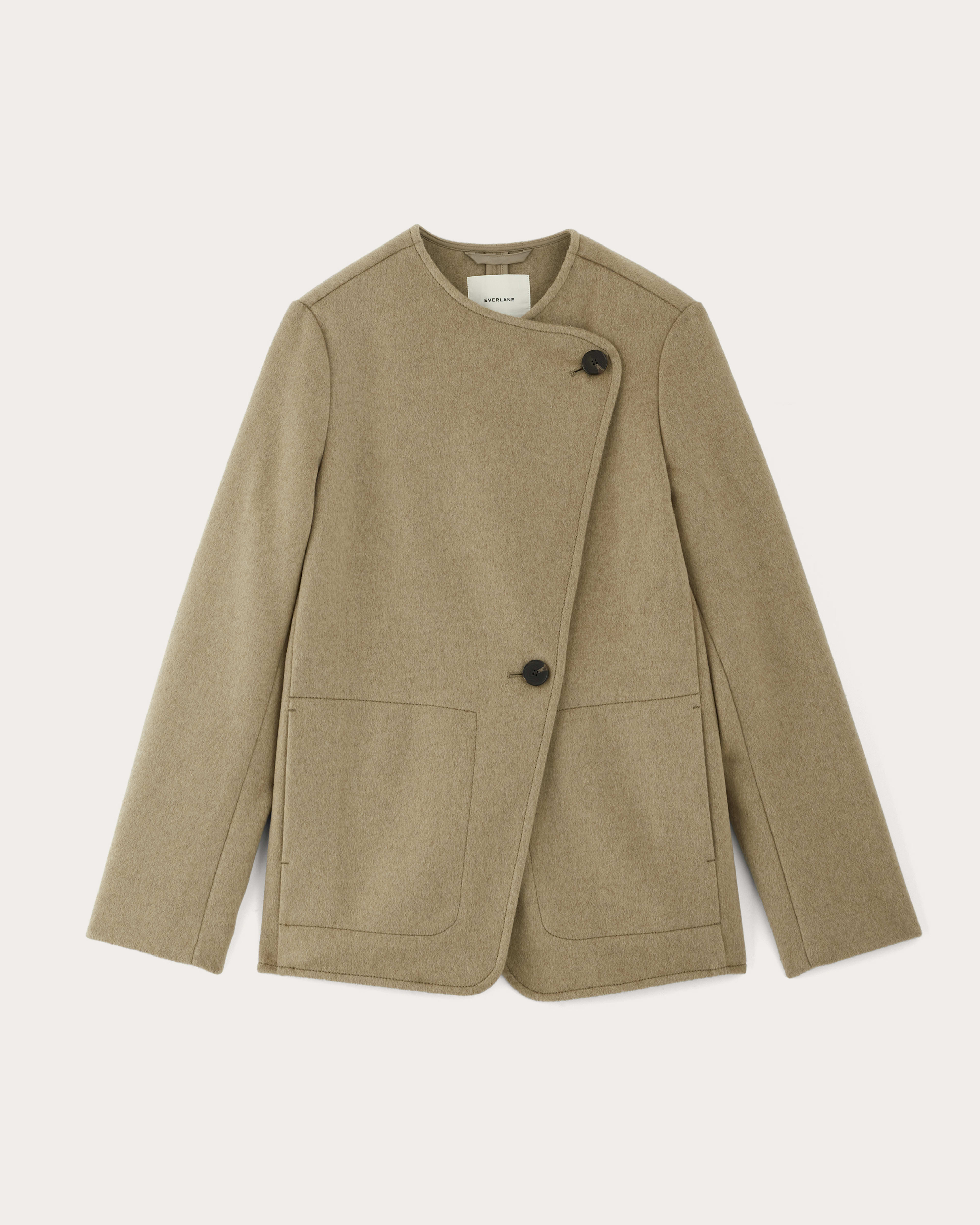 The October Coat | Dark Heathered Camel – Everlane