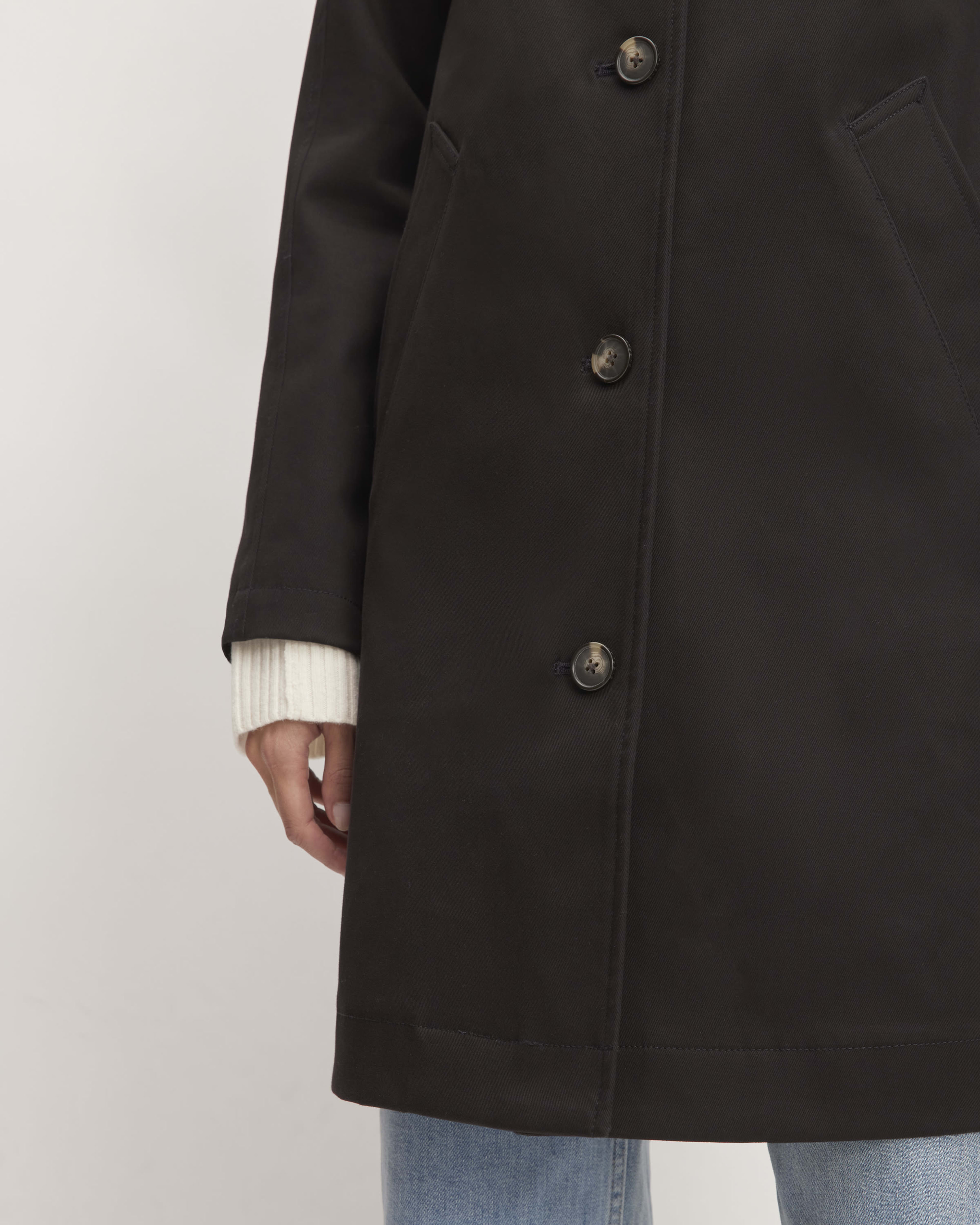The Mac Coat Black – Everlane