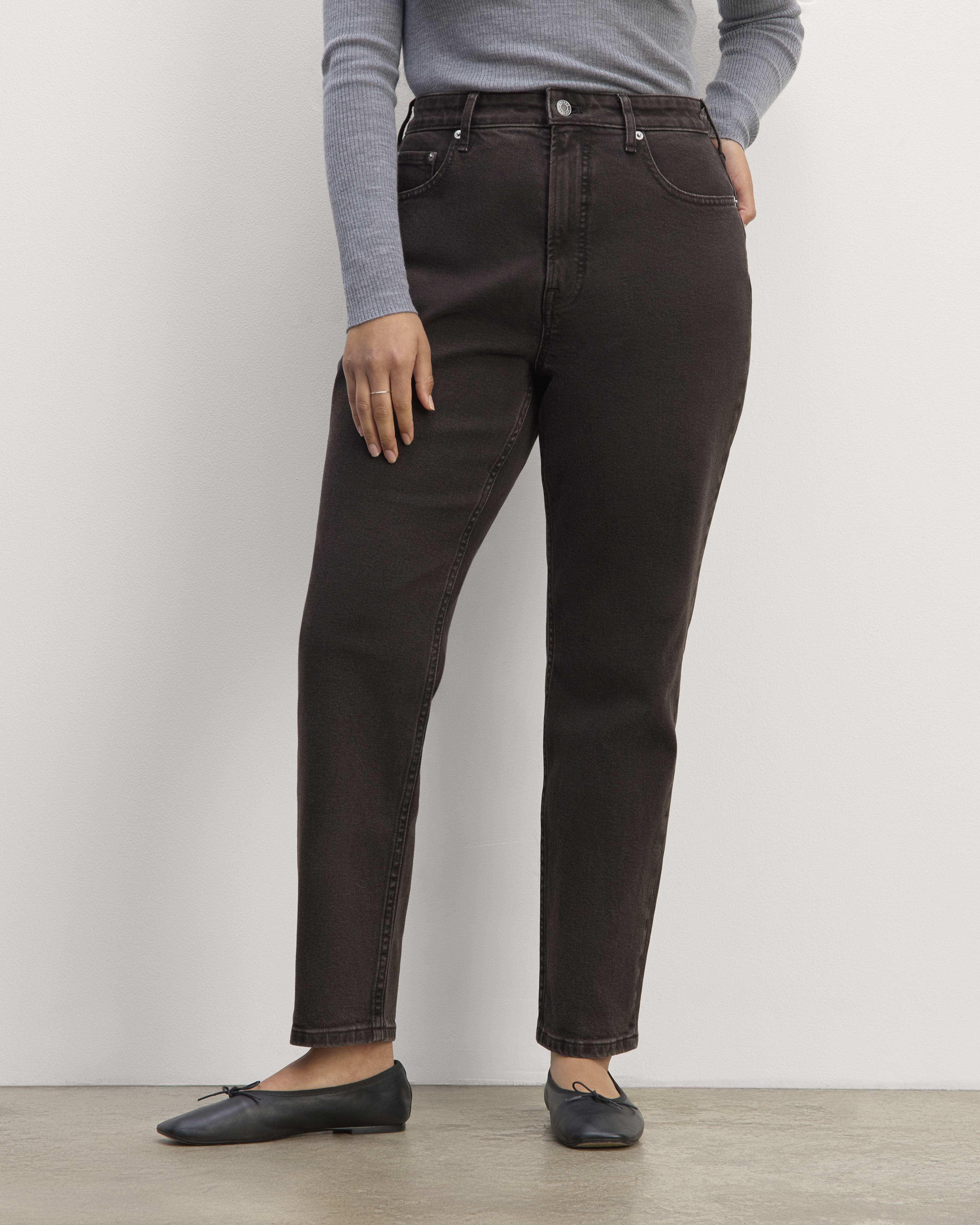 The Cheeky Hourglass Jean Washed Black – Everlane