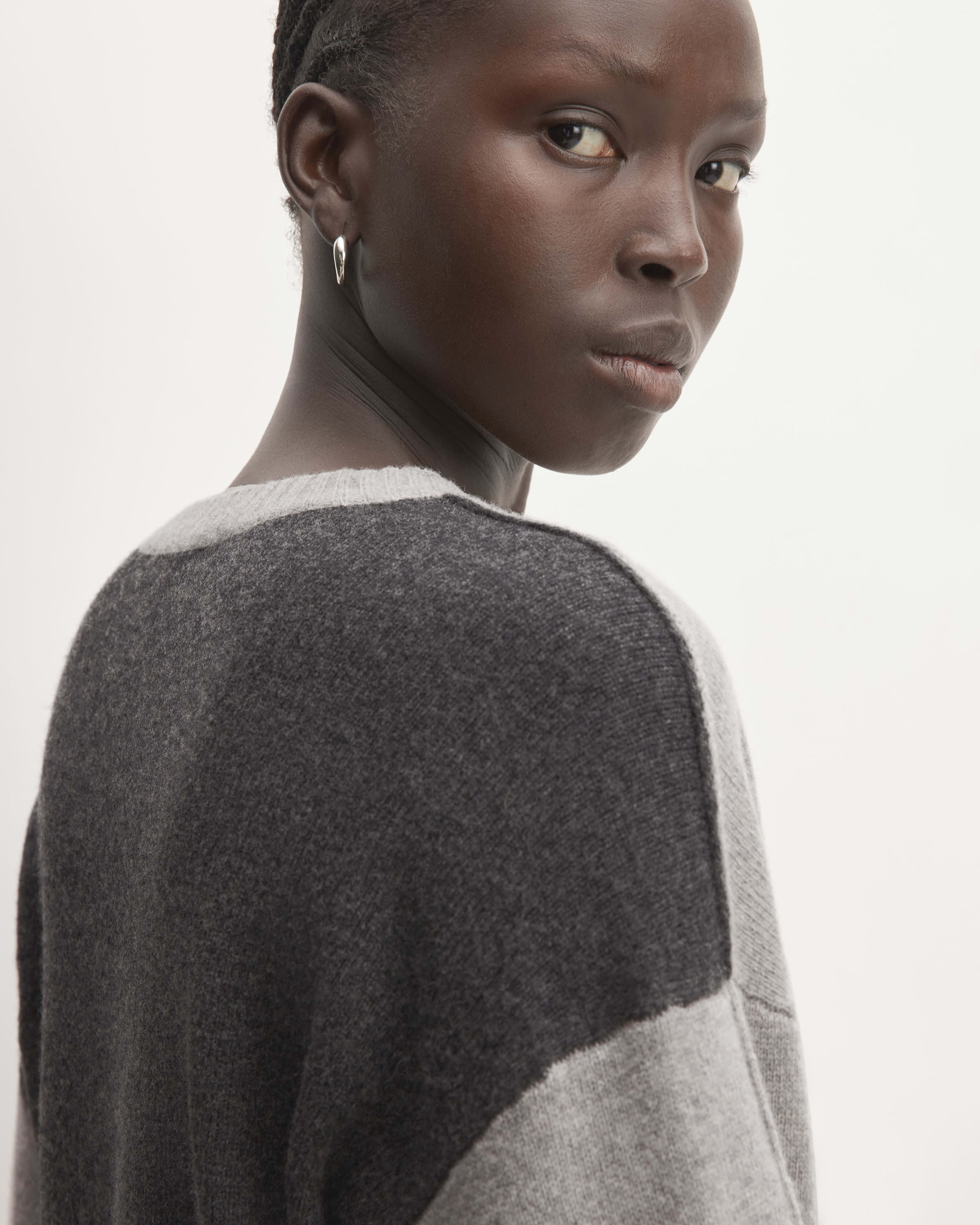 The Good Merino Wool Crewneck Sweater Hare Grey / Graphite – Everlane