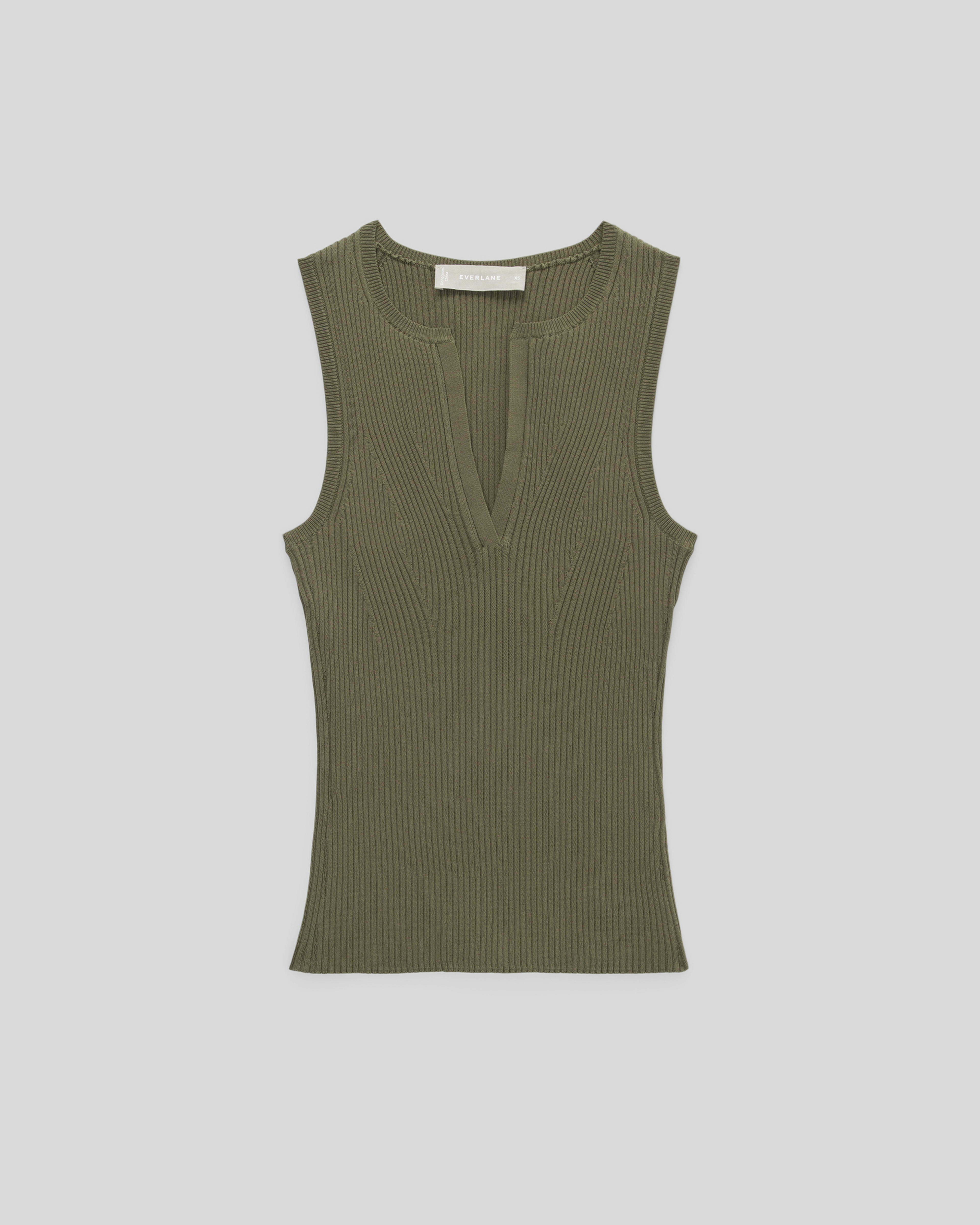 The Ribbed Cutaway Tank Kalamata – Everlane