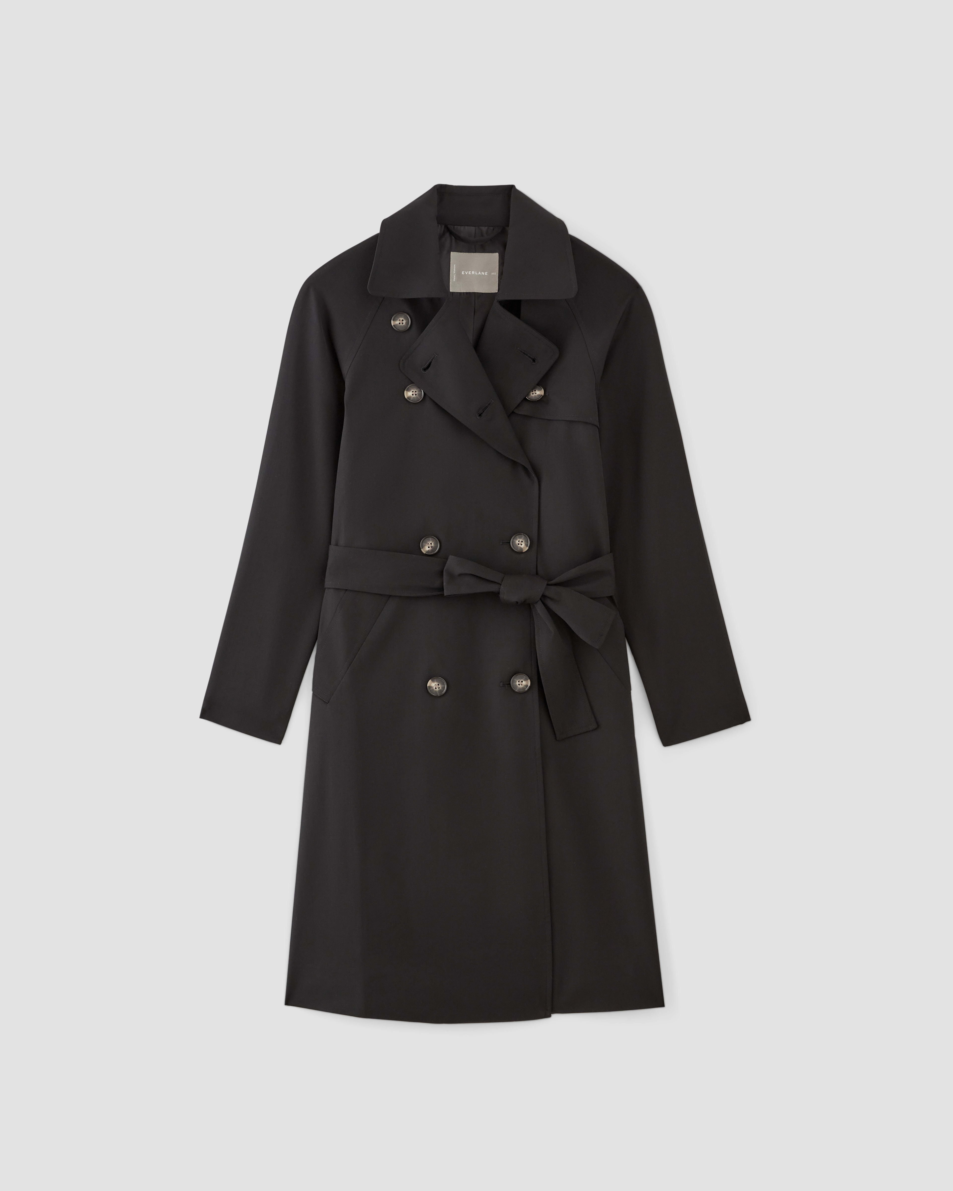 The Italian Wool Modern Trench | Black – Everlane