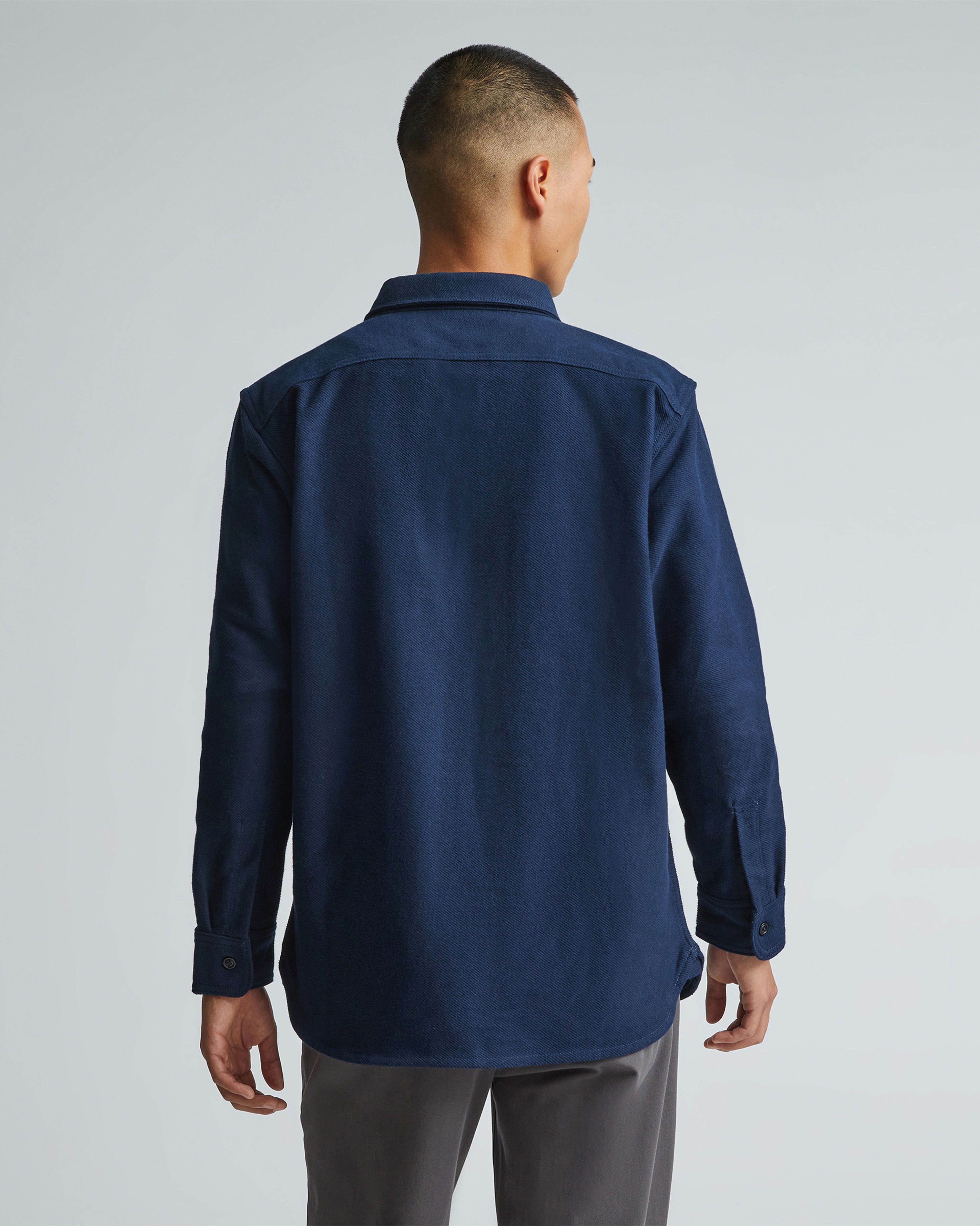 The Heavyweight Overshirt | Uniform | Deep Navy – Everlane