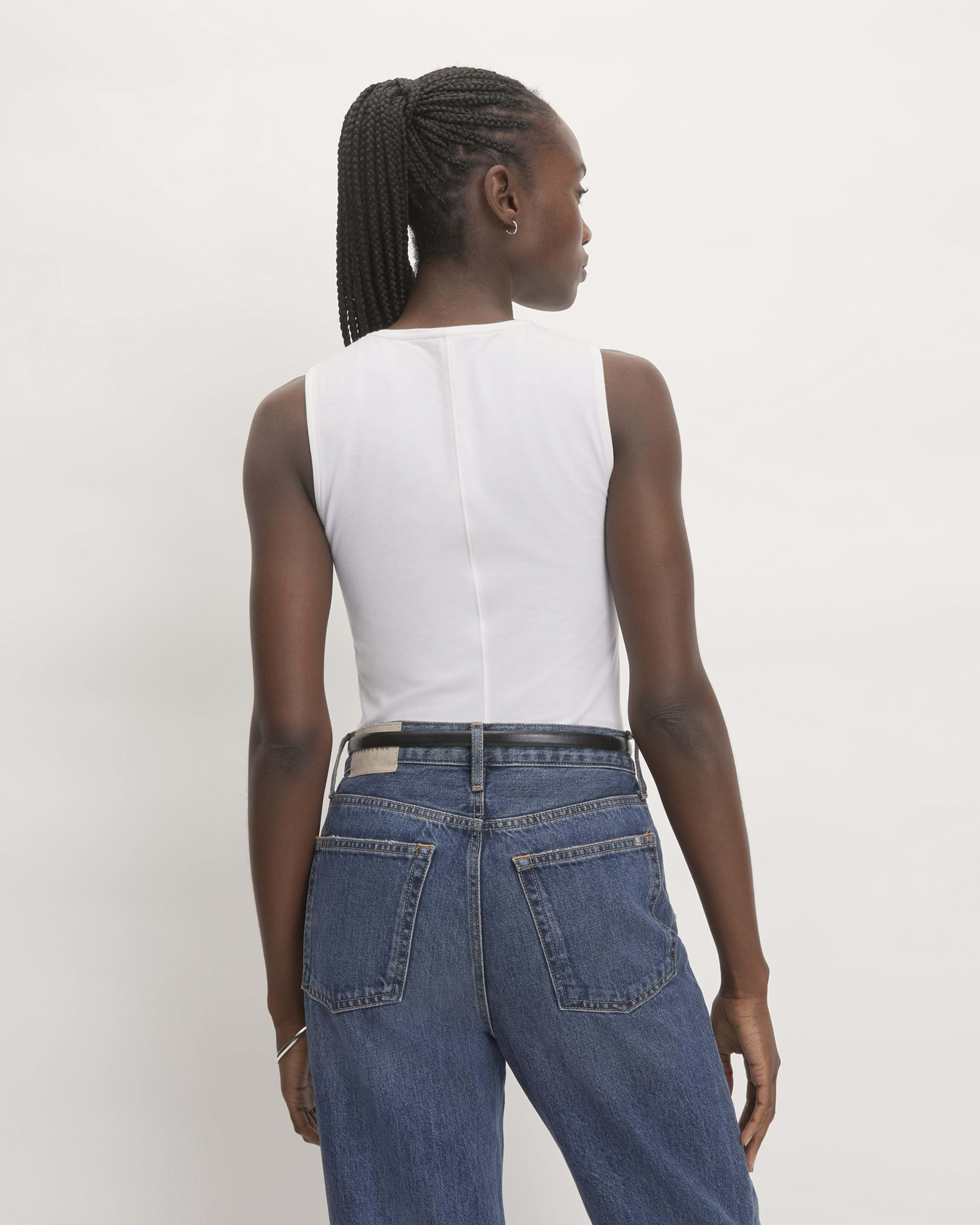 The Supima® Form Tank | White – Everlane