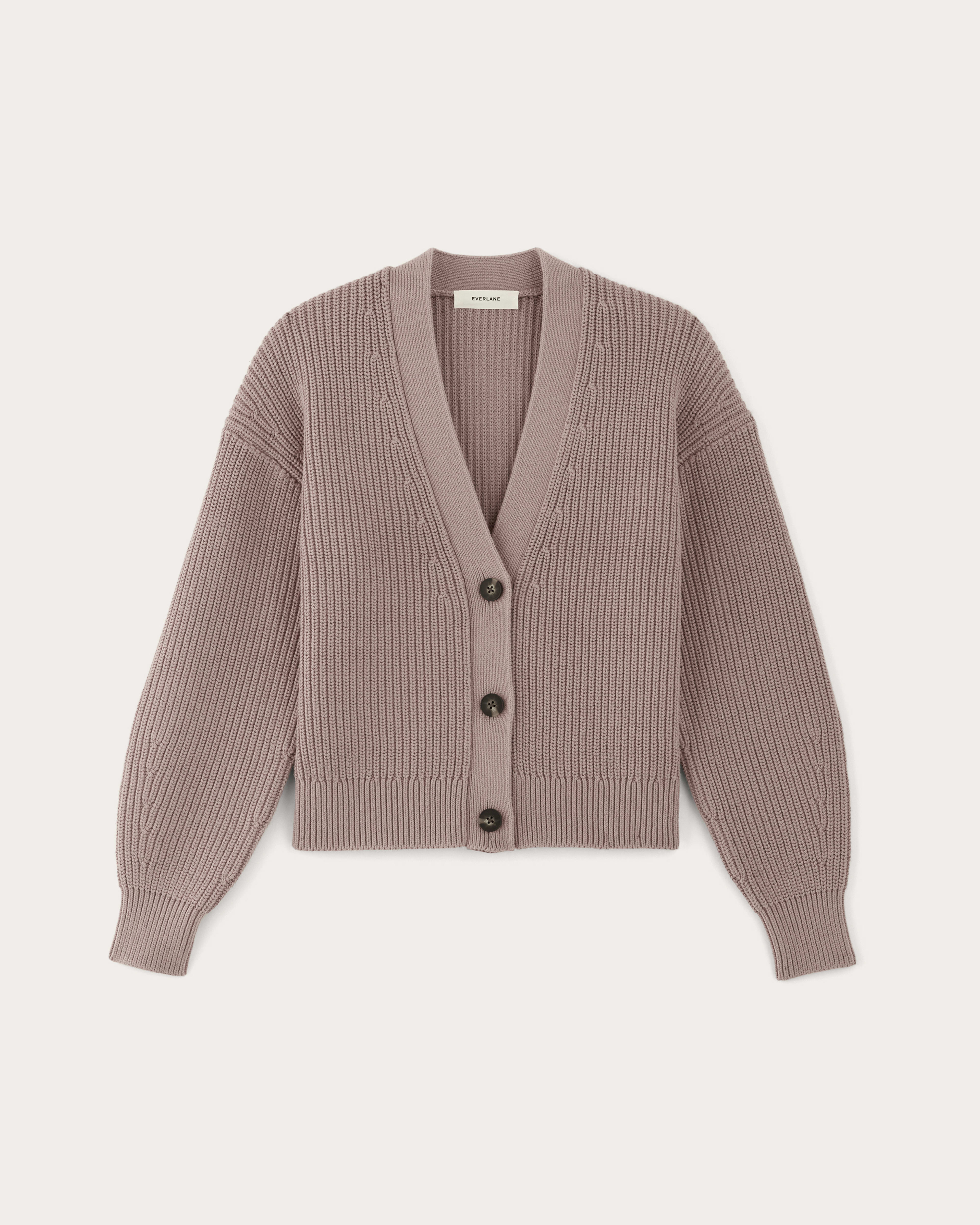 The Boxy Cardigan in Everyday Cotton Dusty Rose – Everlane