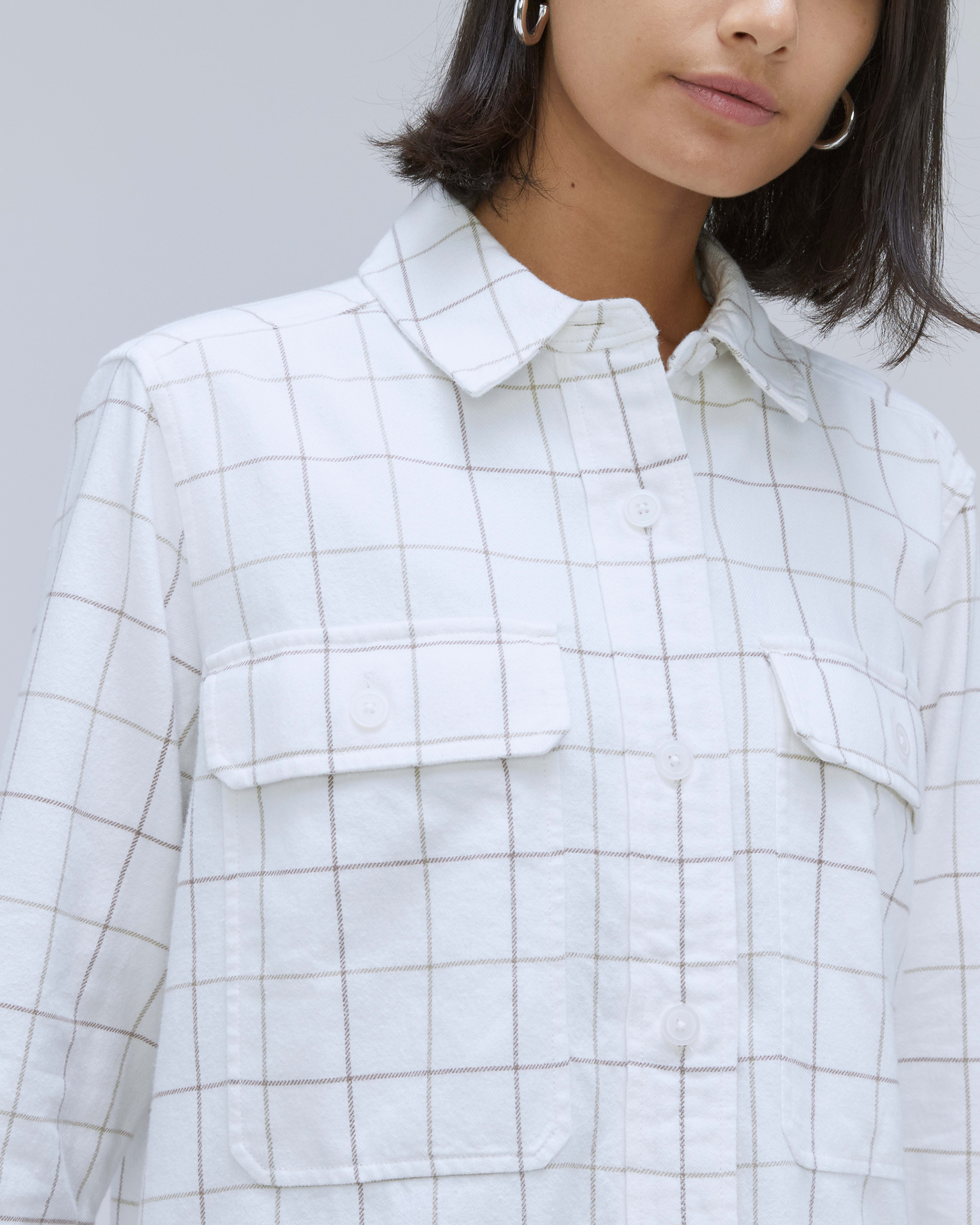 The Classic Cotton Flannel Shirt | Canvas Tan Plaid – Everlane