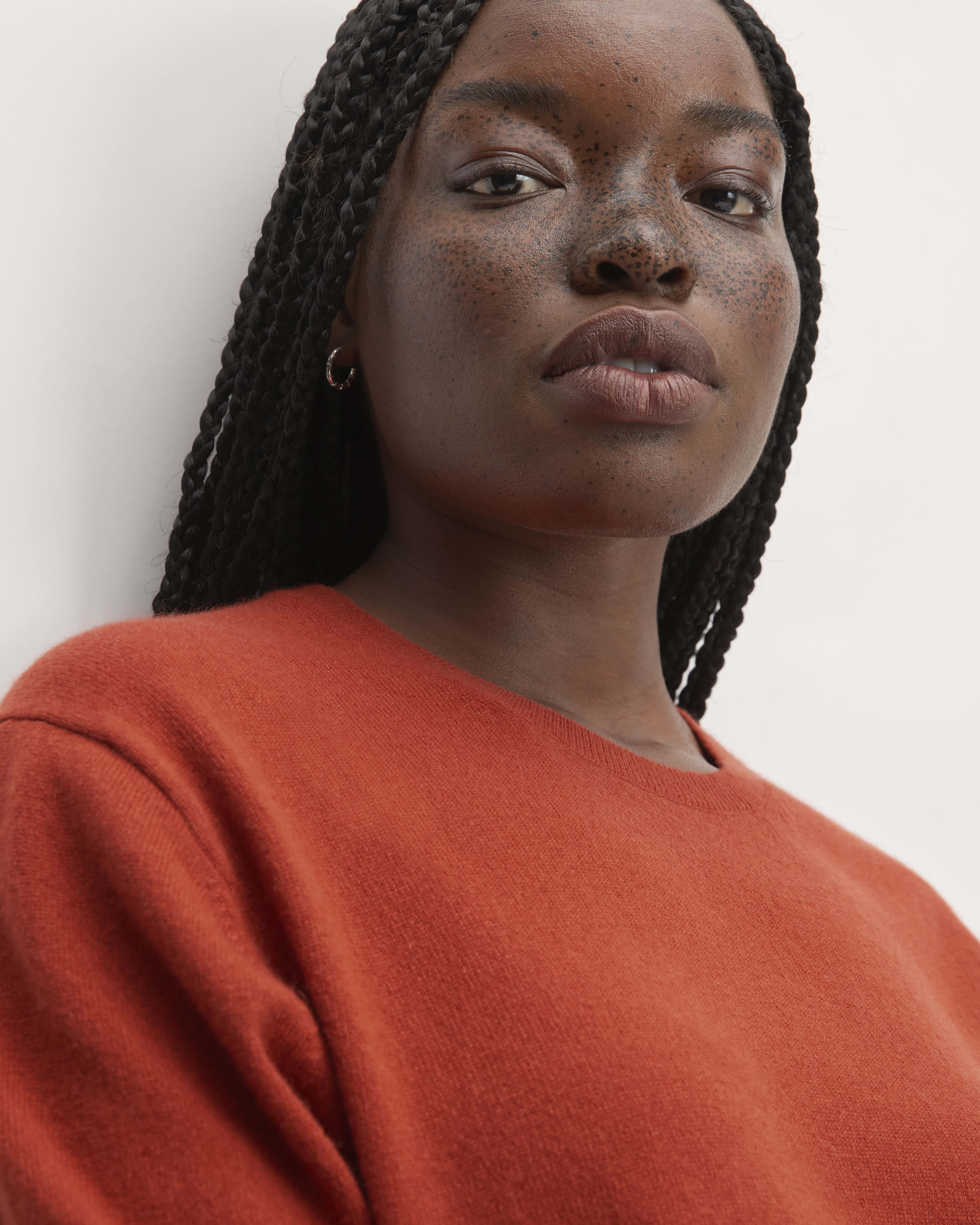 The Cashmere Classic Crew Sweater Rusted Red – Everlane