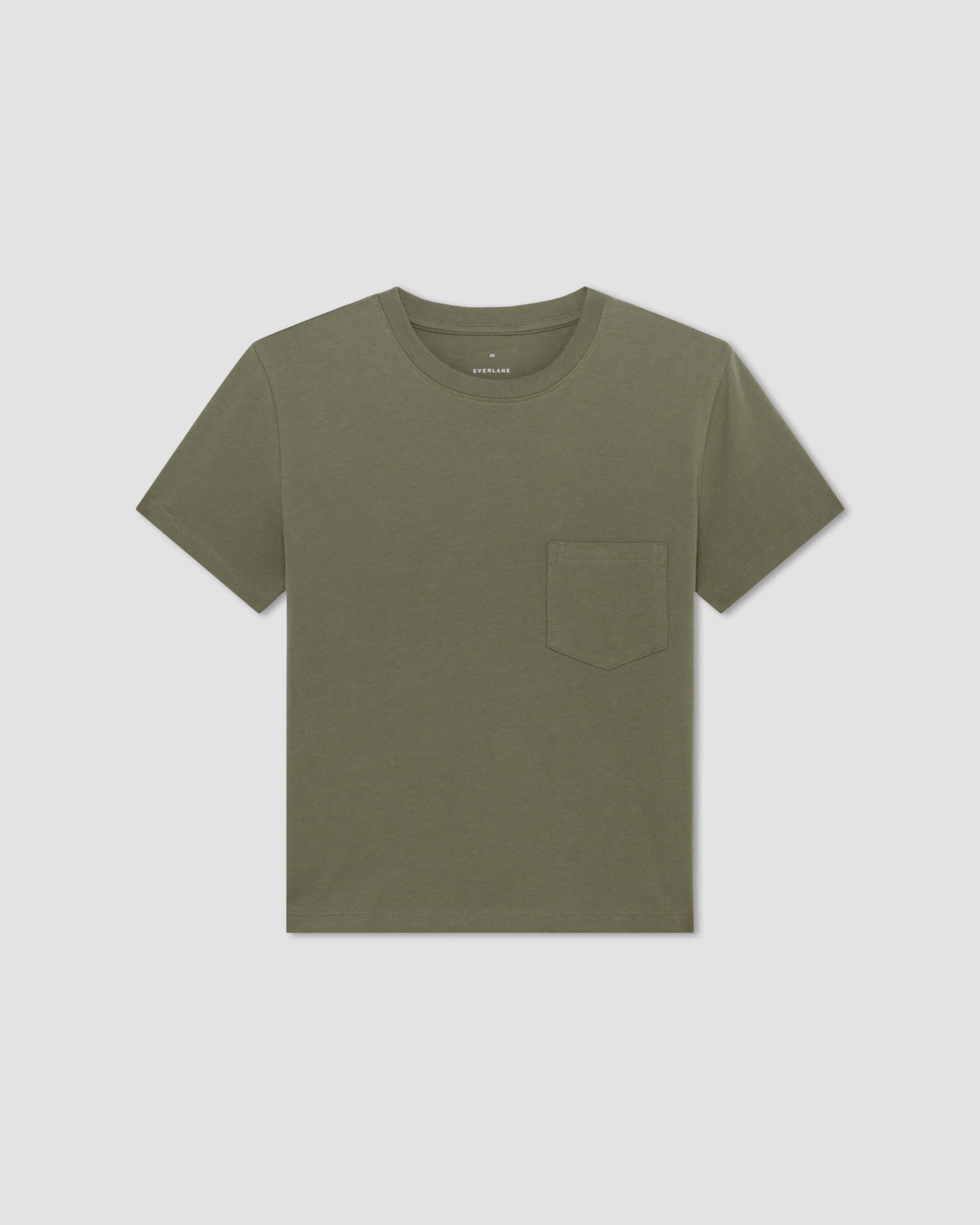 The Organic Cotton Box-Cut Pocket Tee | Kalamata | Pocket – Everlane