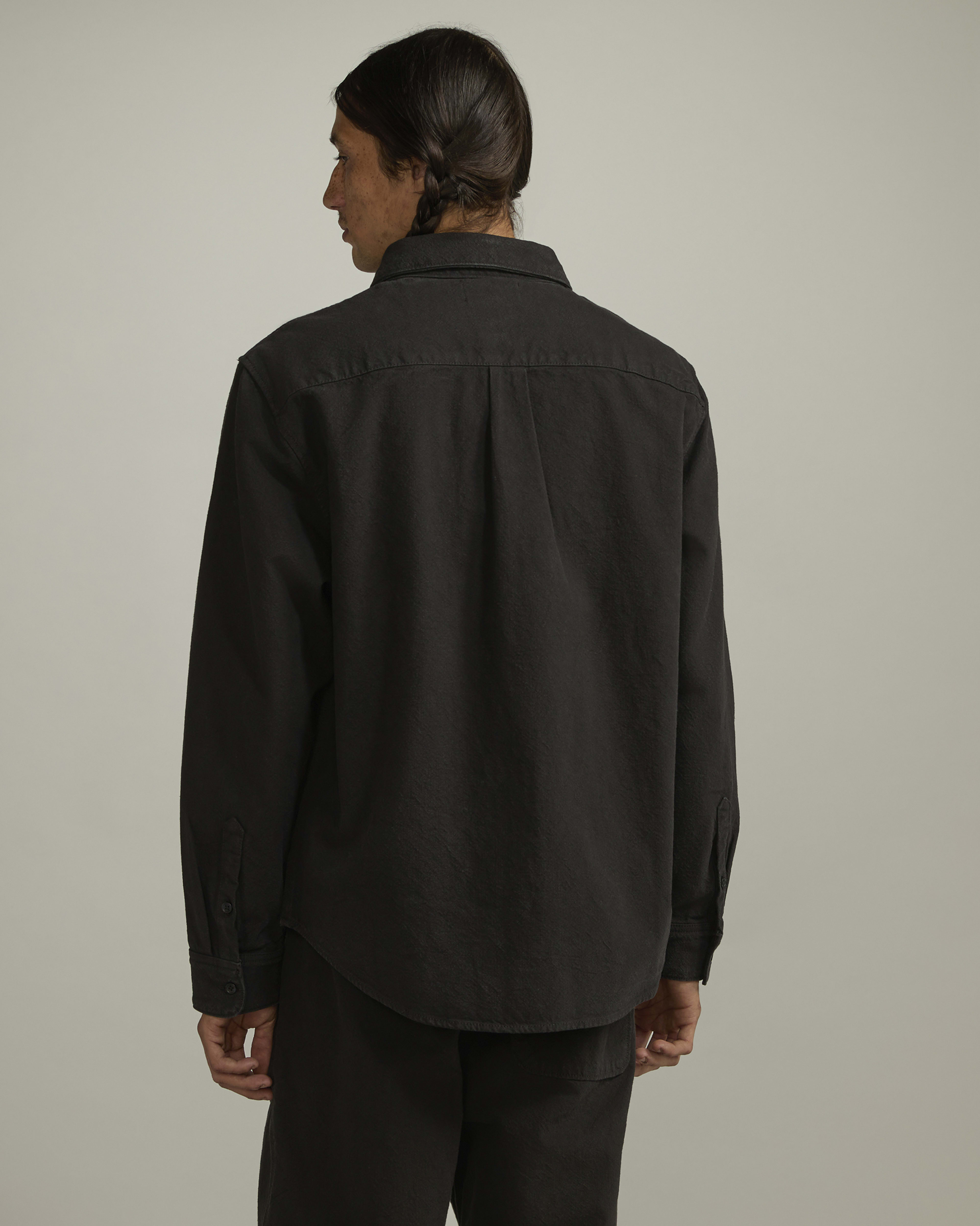 The Canvas Organic Cotton Overshirt | Black – Everlane