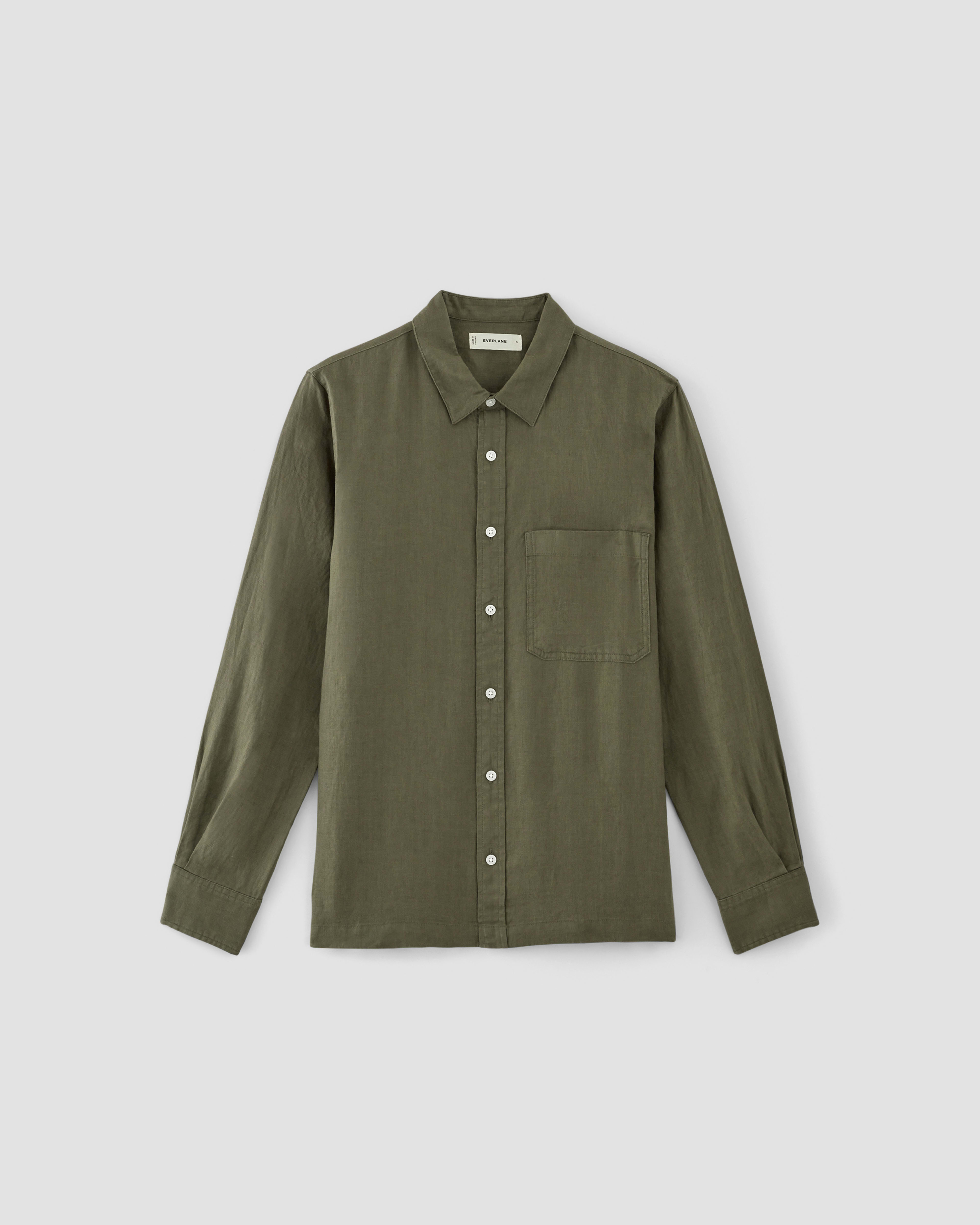 The Linen Straight Hem Shirt | Kalamata – Everlane