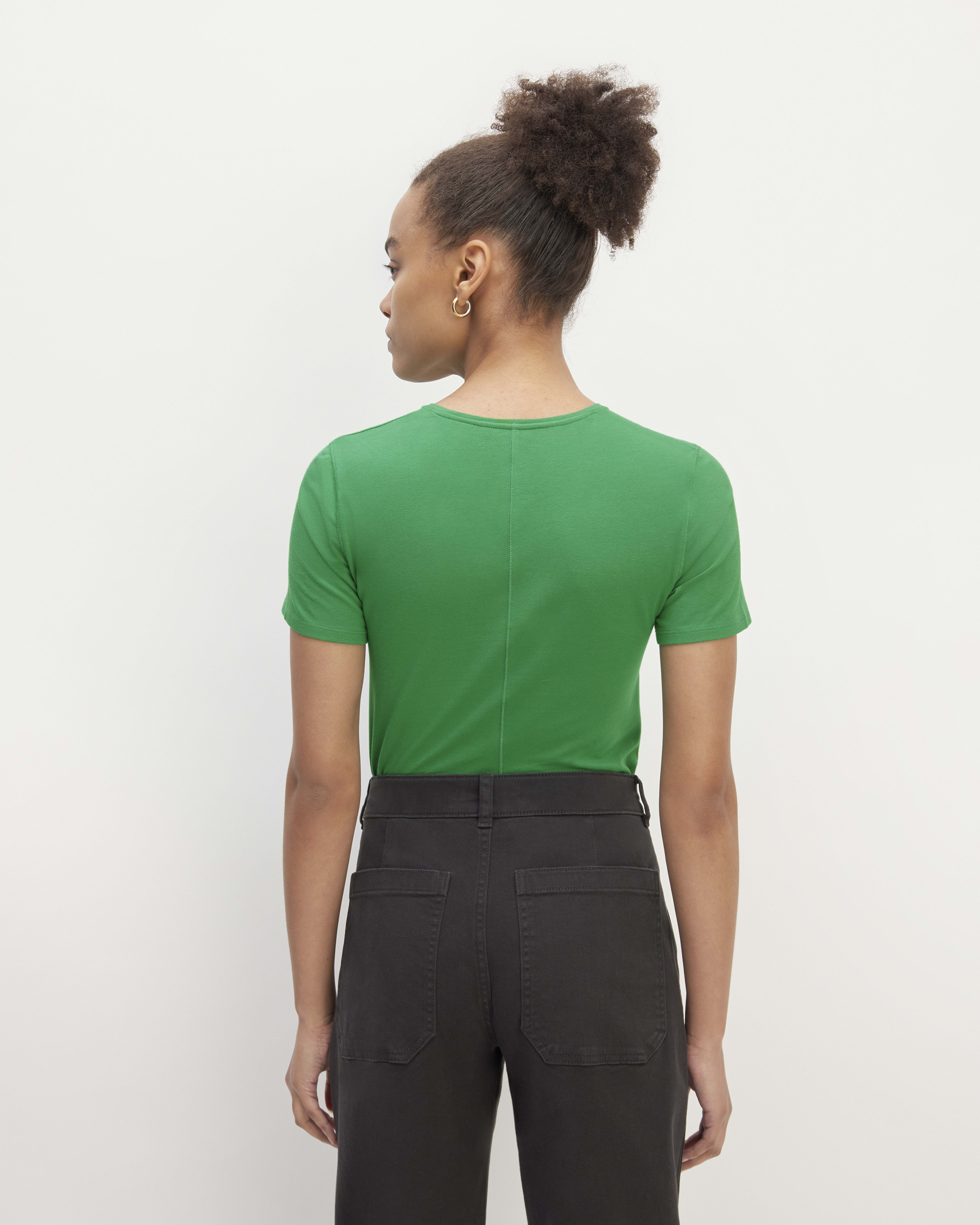 The Supima® Form Crew Neck Tee | Grass Green – Everlane