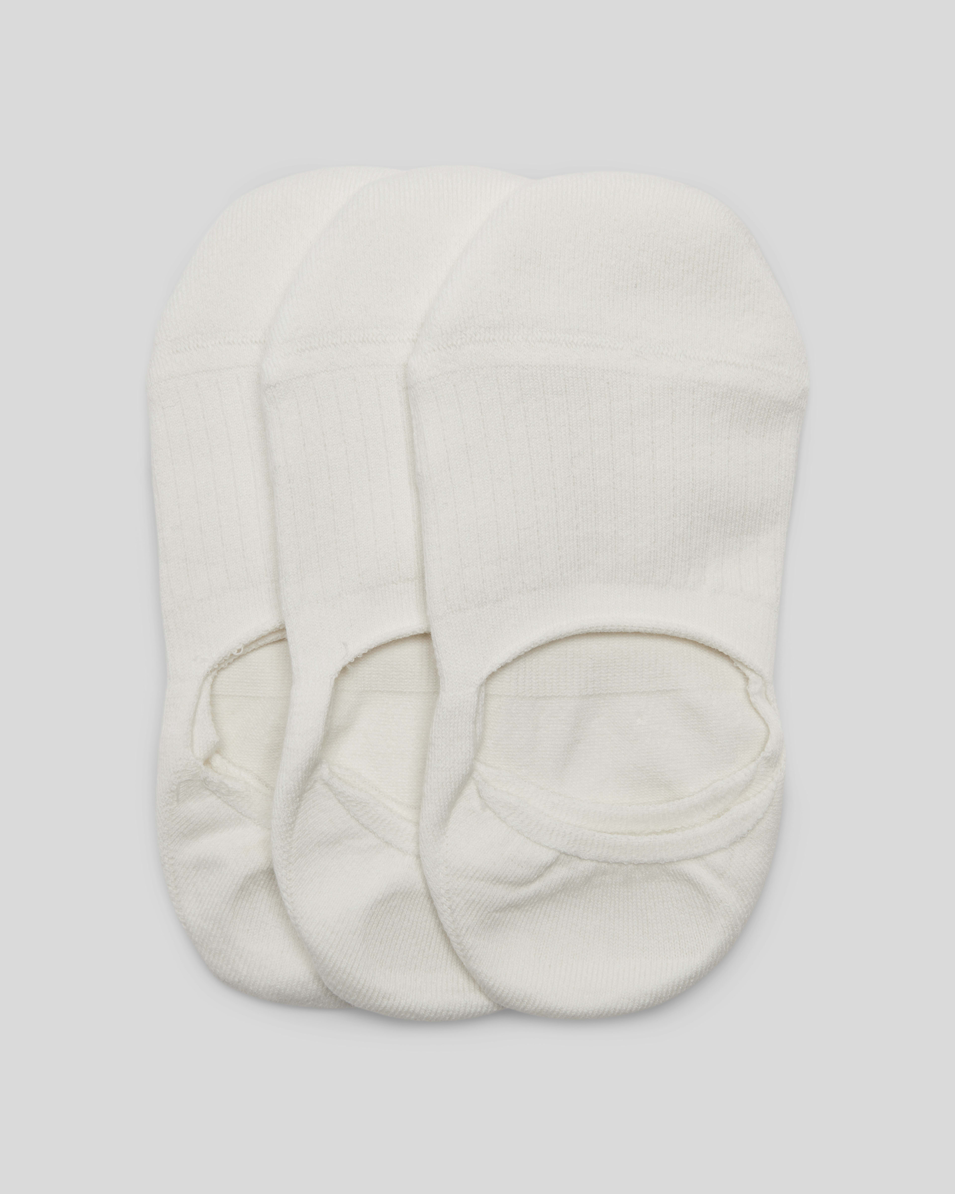 The Organic Cotton No-Show Sock 3-Pack White – Everlane