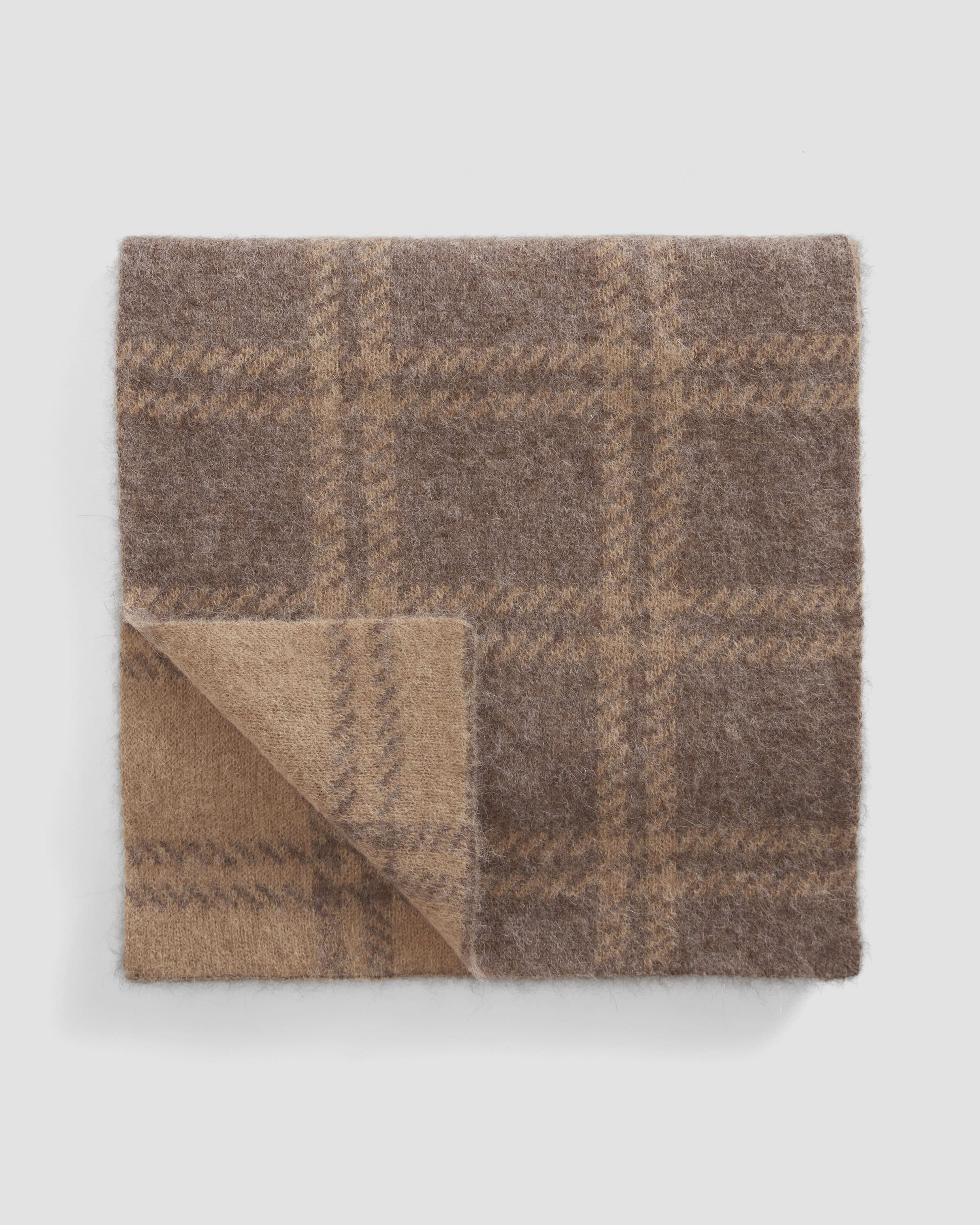 The Alpaca Patterned Scarf Cocoa / Tiger's Eye – Everlane