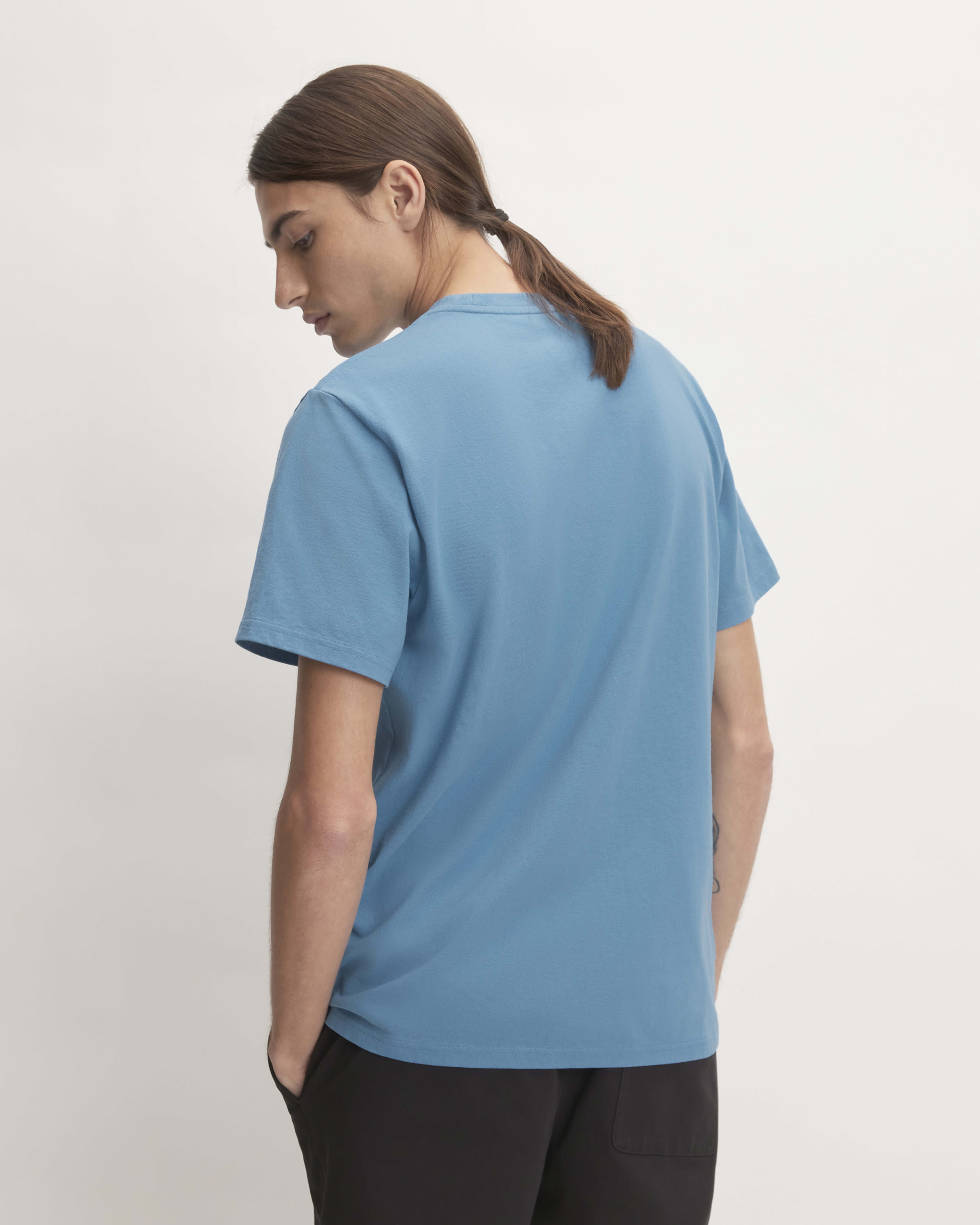 The Premium-Weight Crew | Uniform | Heritage Blue – Everlane