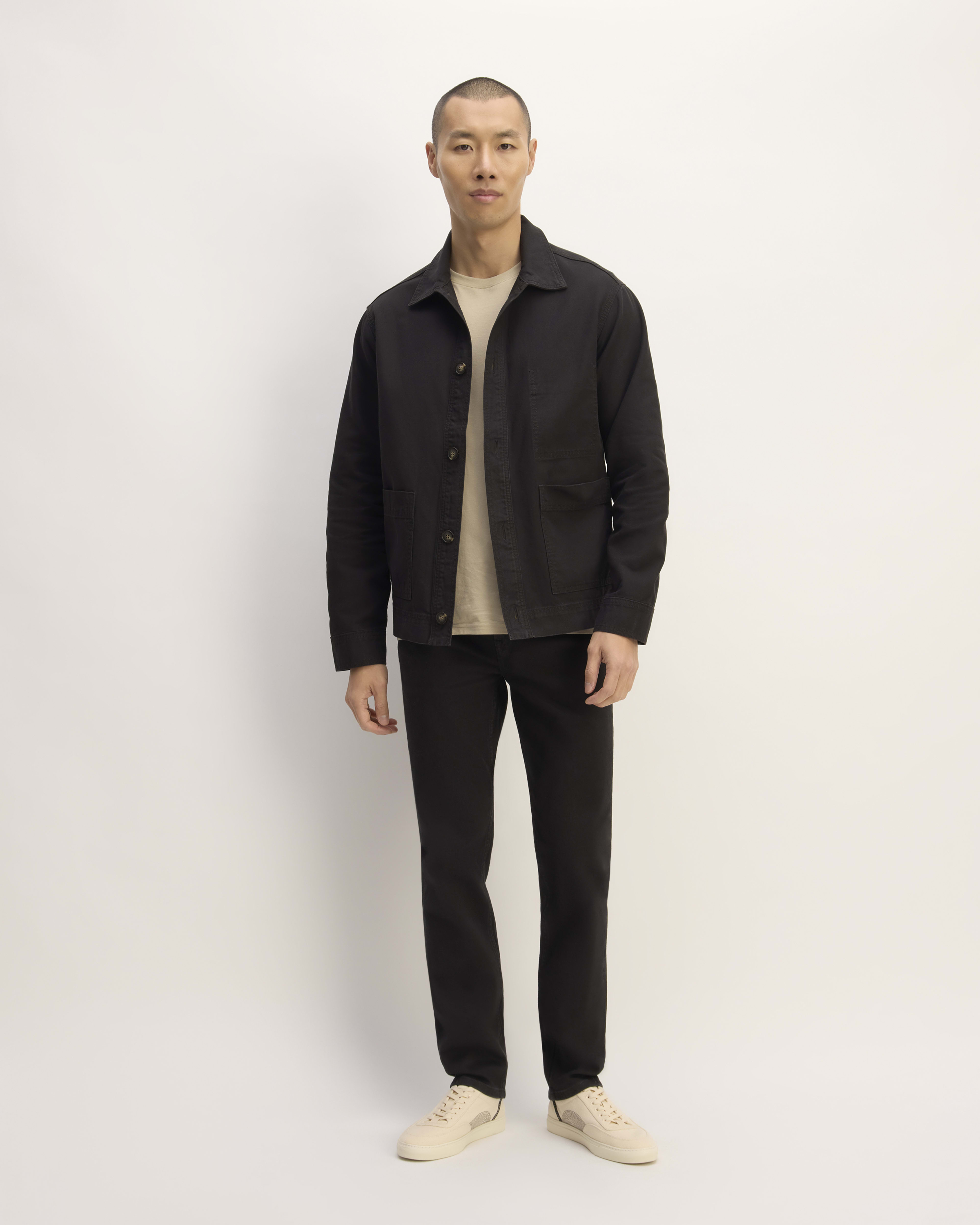 The Organic Cotton Chore Jacket | Black – Everlane