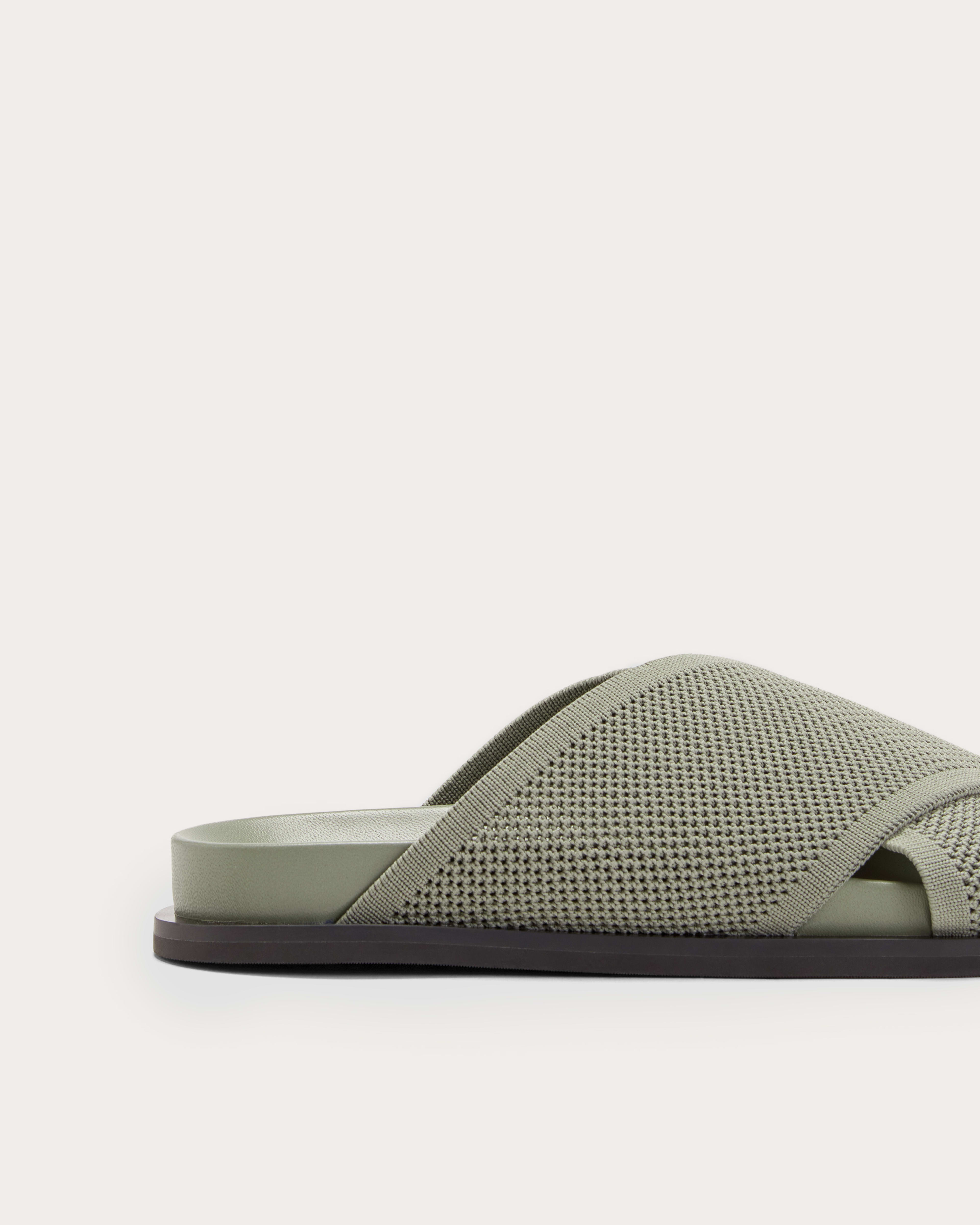 The ReKnit Form Crossover Sandal | Seagrass – Everlane