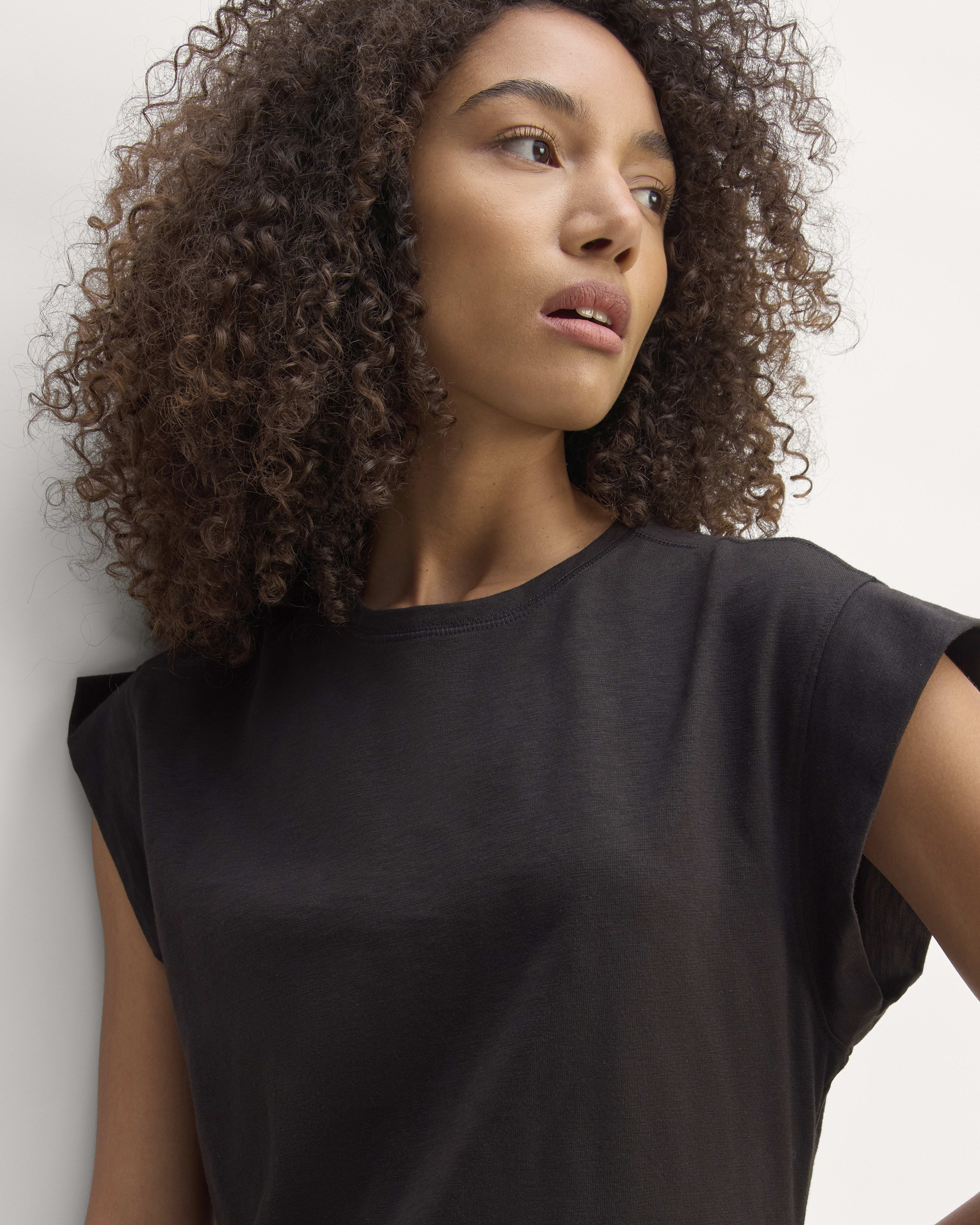 The Muscle Tee Midi Dress | Black – Everlane