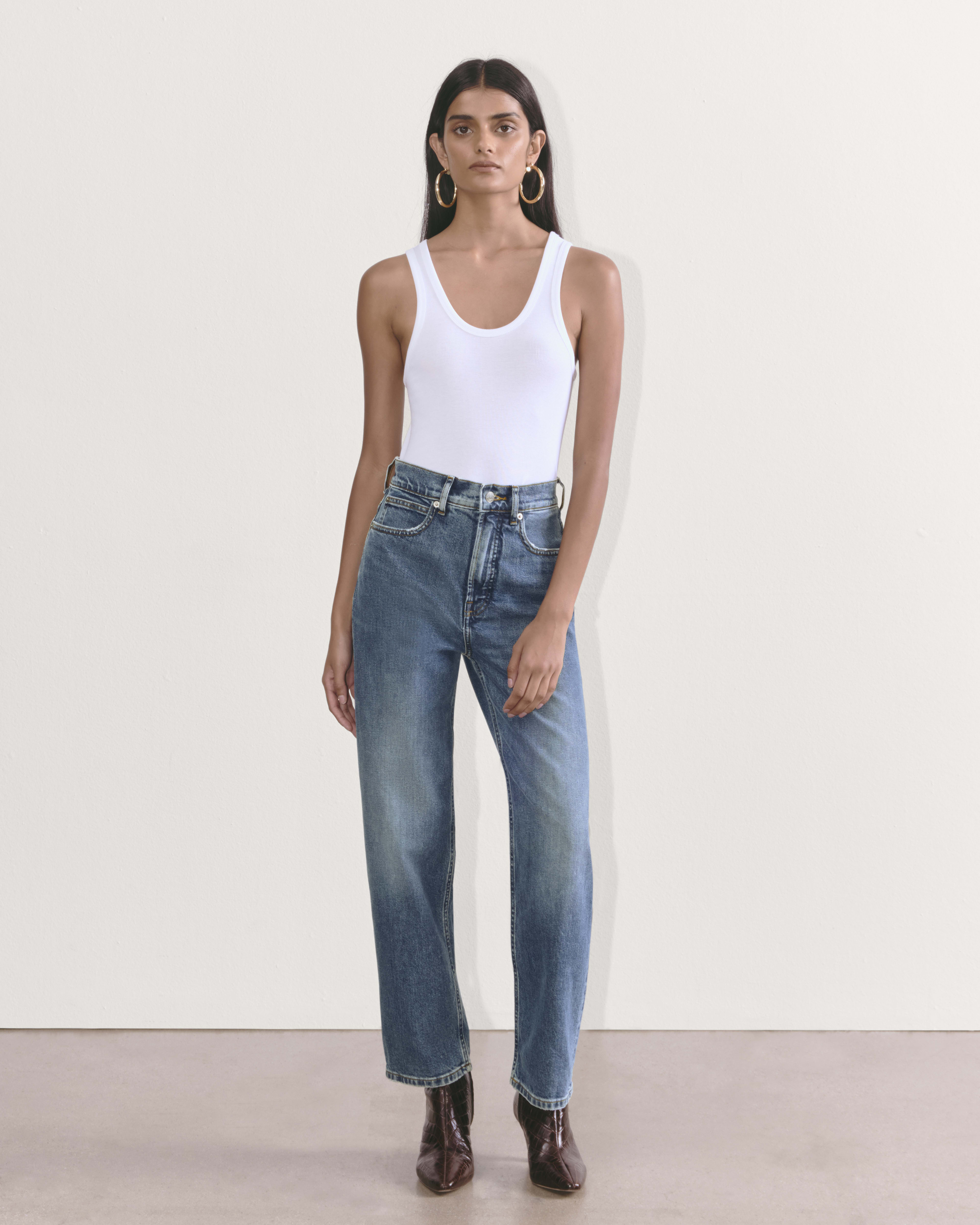 The Way-High® Jean | Mid Indigo | 27.5” Inseam – Everlane