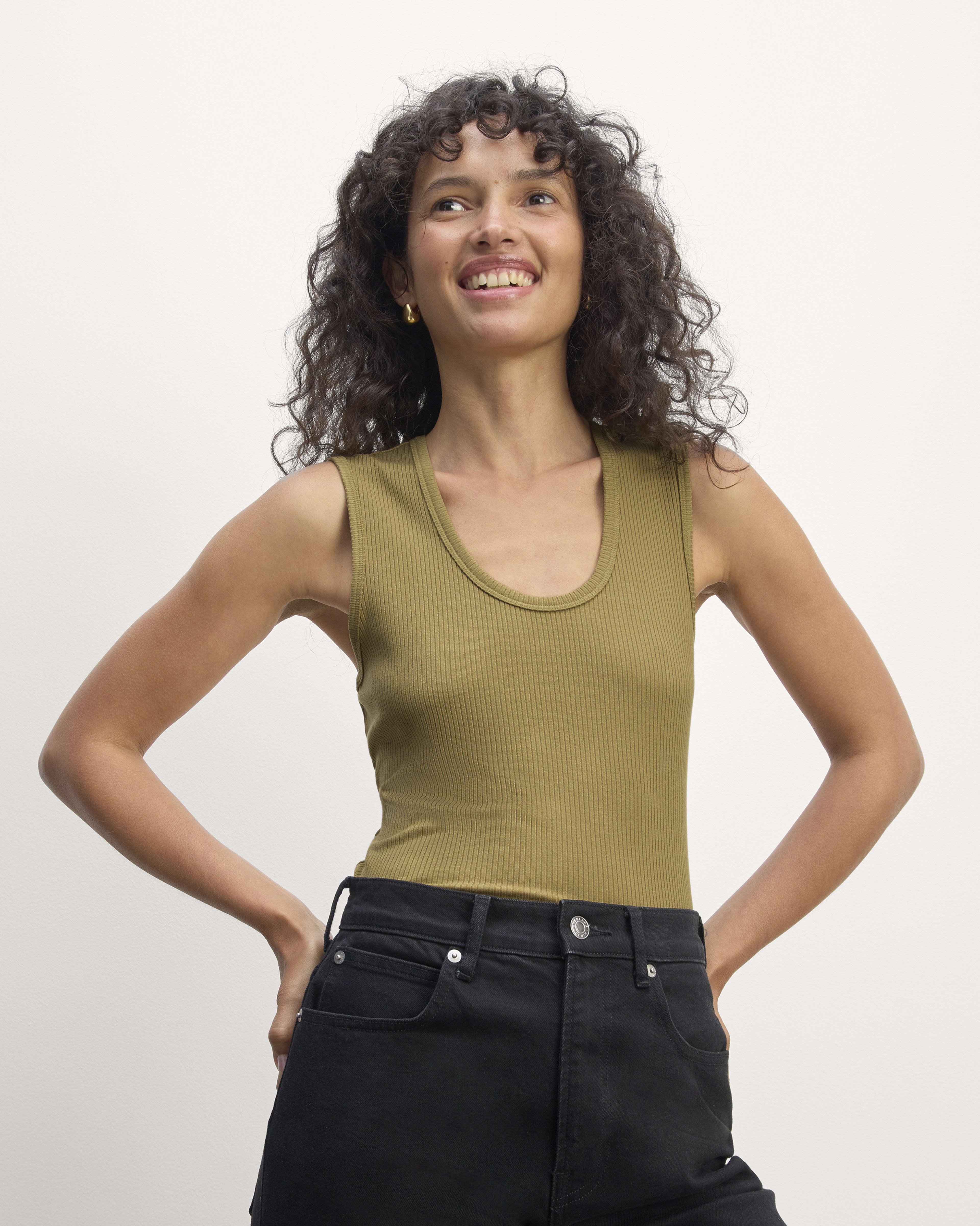 The Shimmy Tank Fennel Seed – Everlane