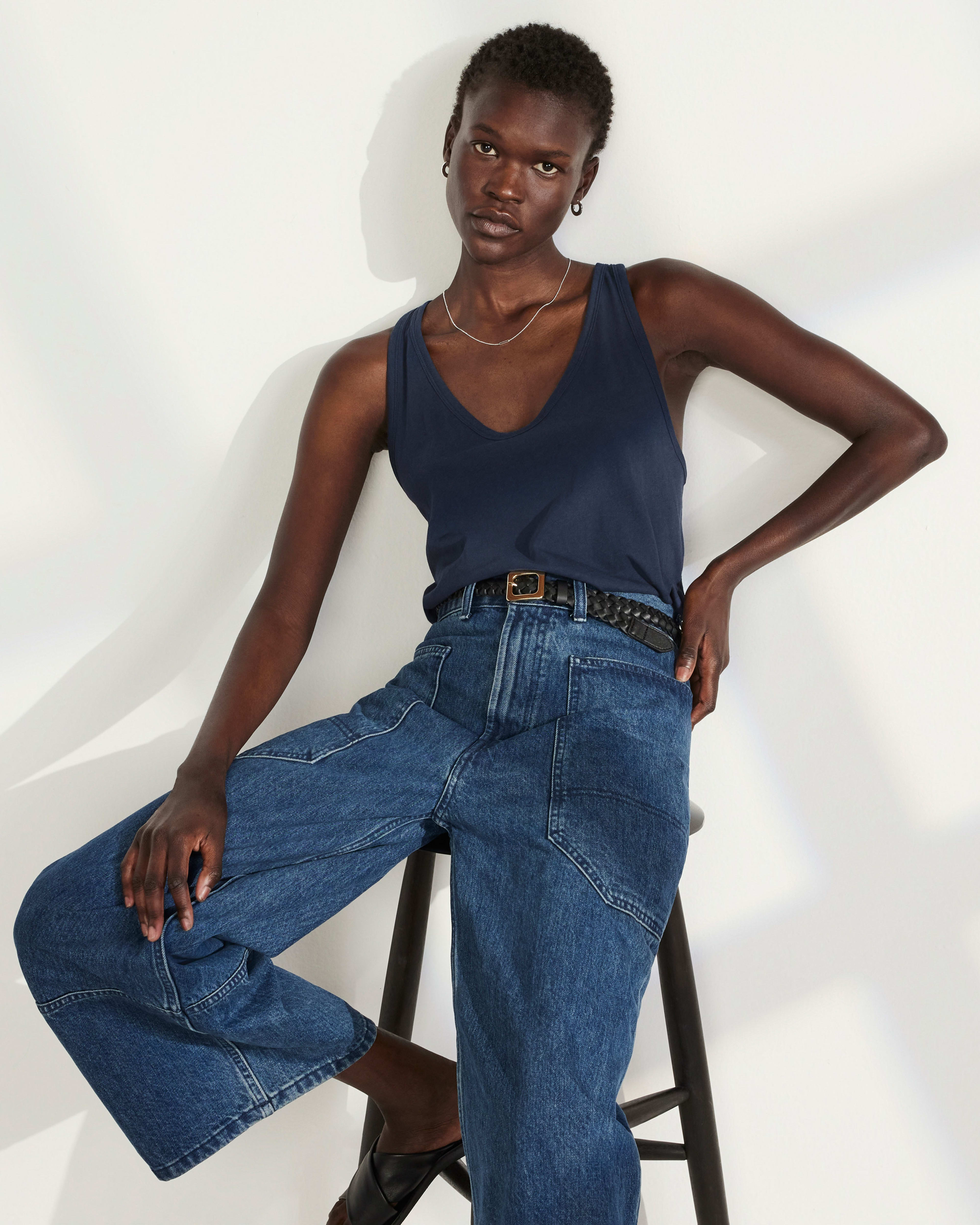 The Air Cami Navy – Everlane