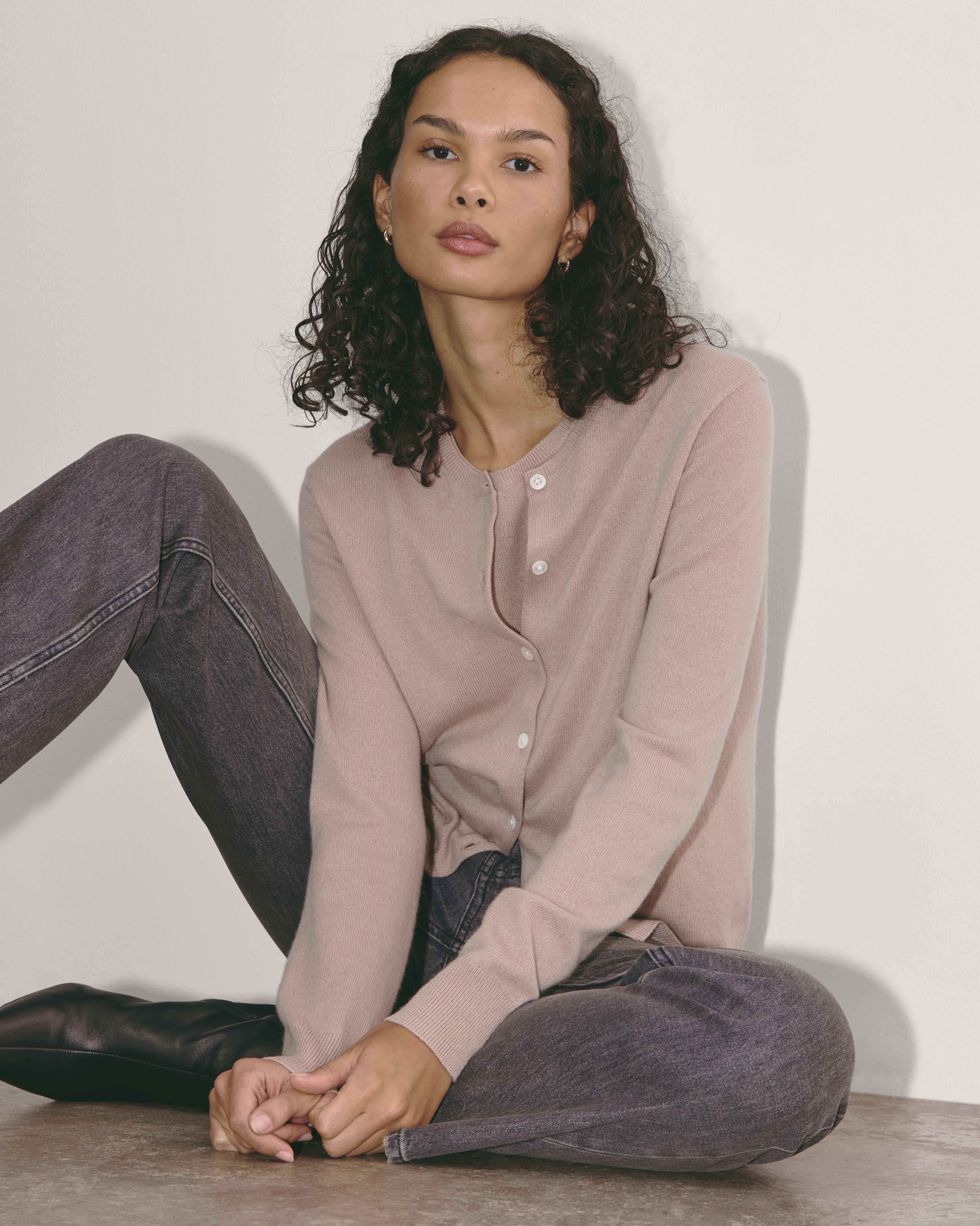 The Classic Cardigan in Cashmere | Dusty Rose – Everlane
