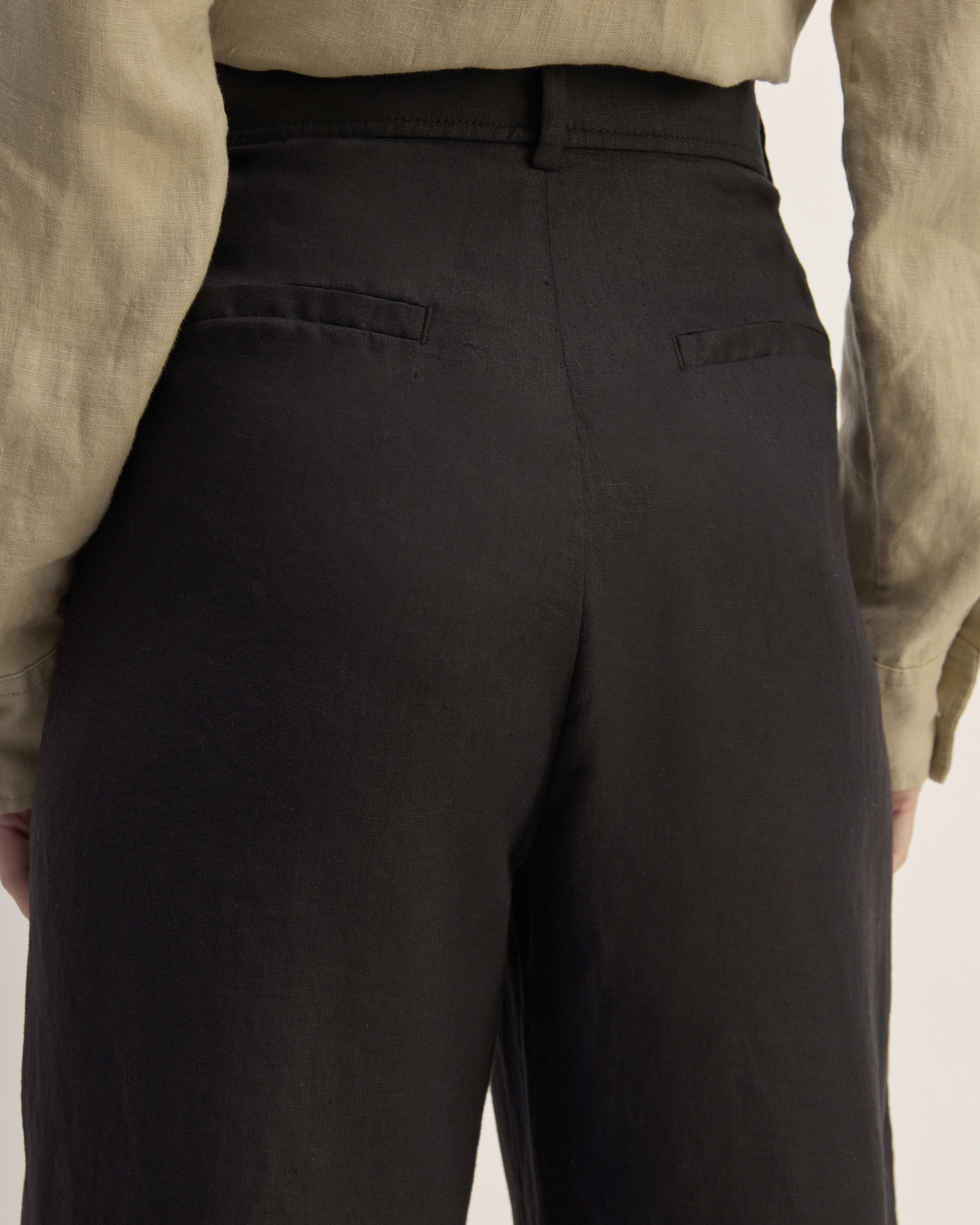 The Linen Way-High® Drape Pant Black – Everlane