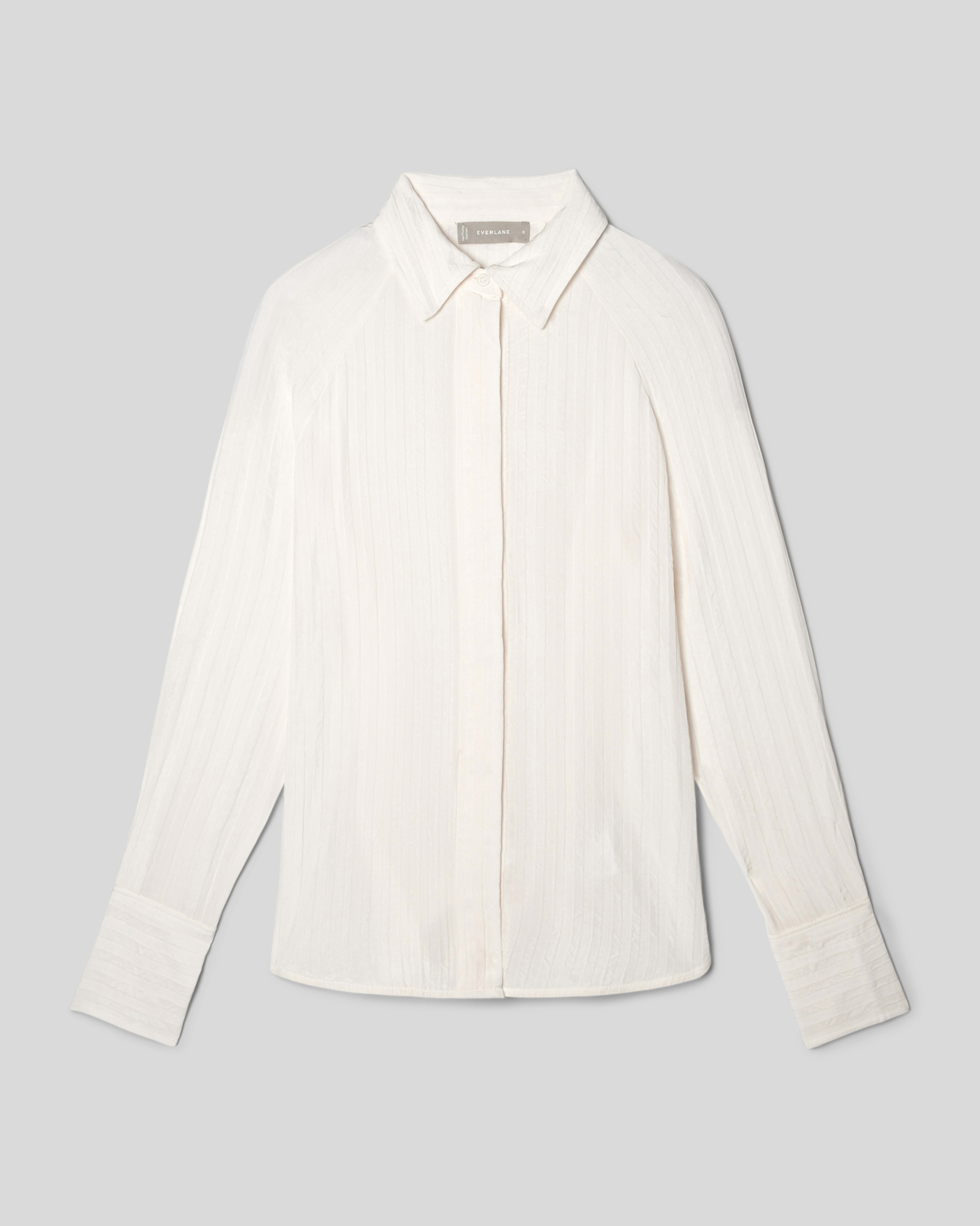 The City Stripe Shirt Bone – Everlane