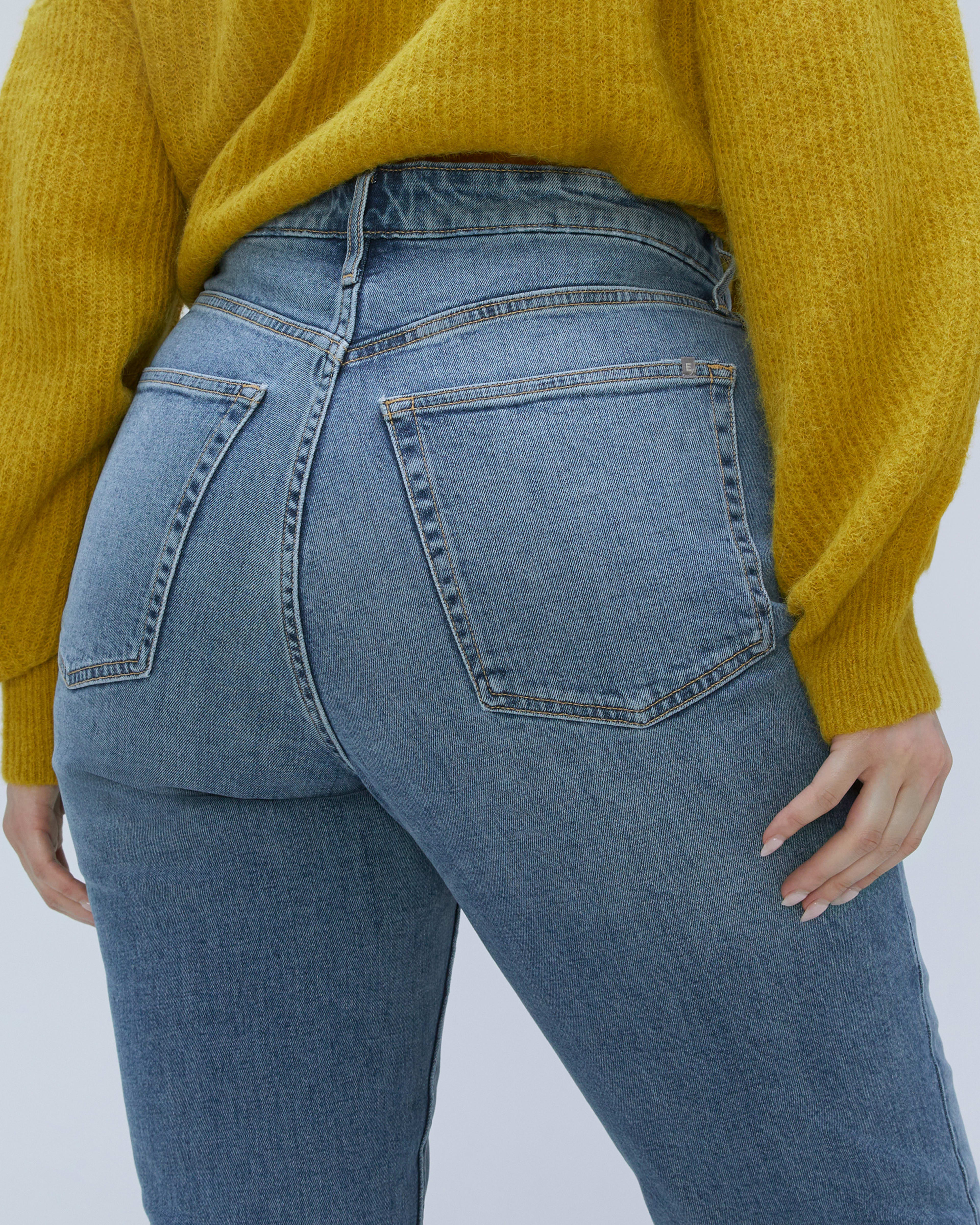The Cheeky Hourglass Jean | Worn-In Mid Blue | 28.5" Inseam – Everlane