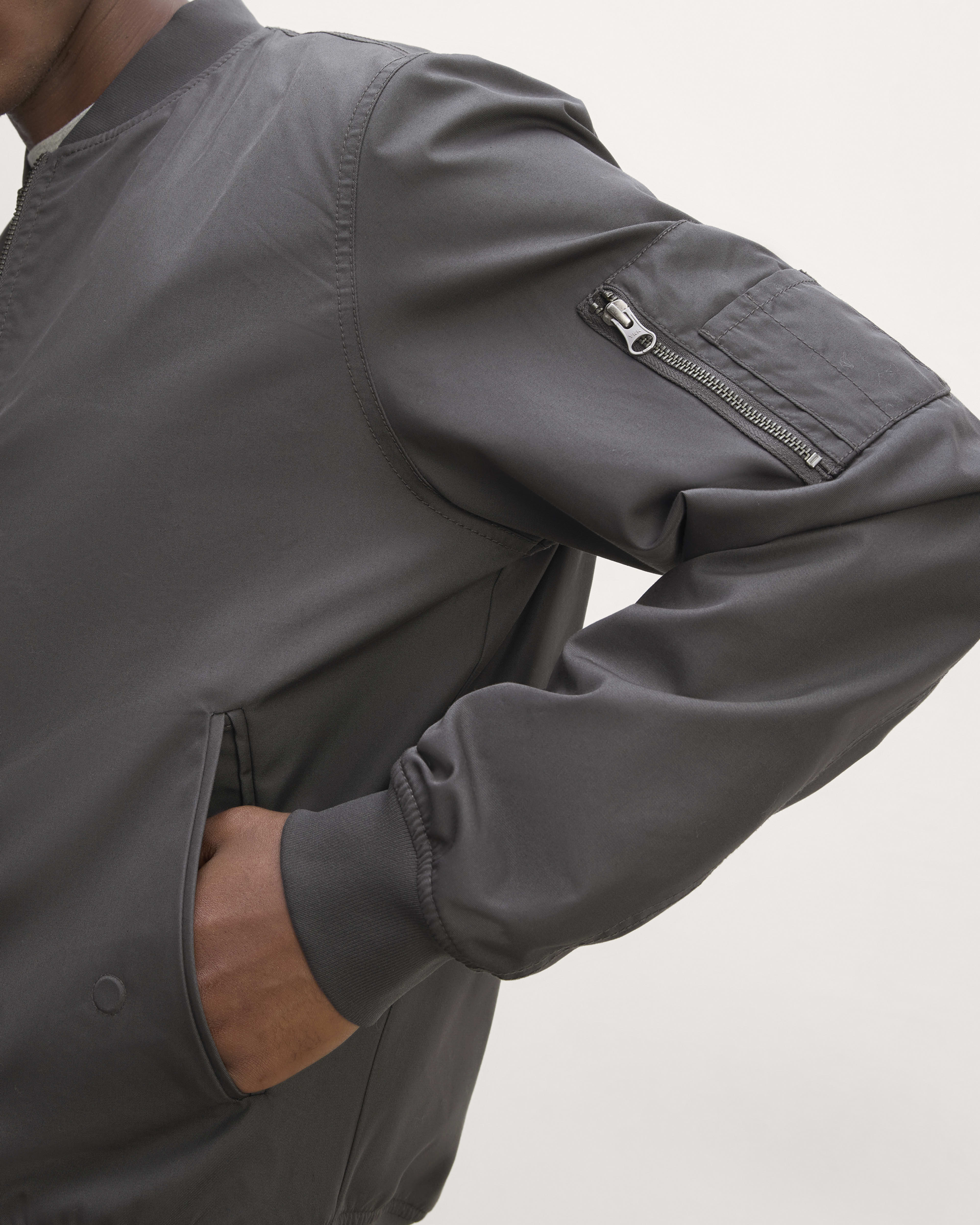 The Bomber Jacket | Uniform Graphite – Everlane