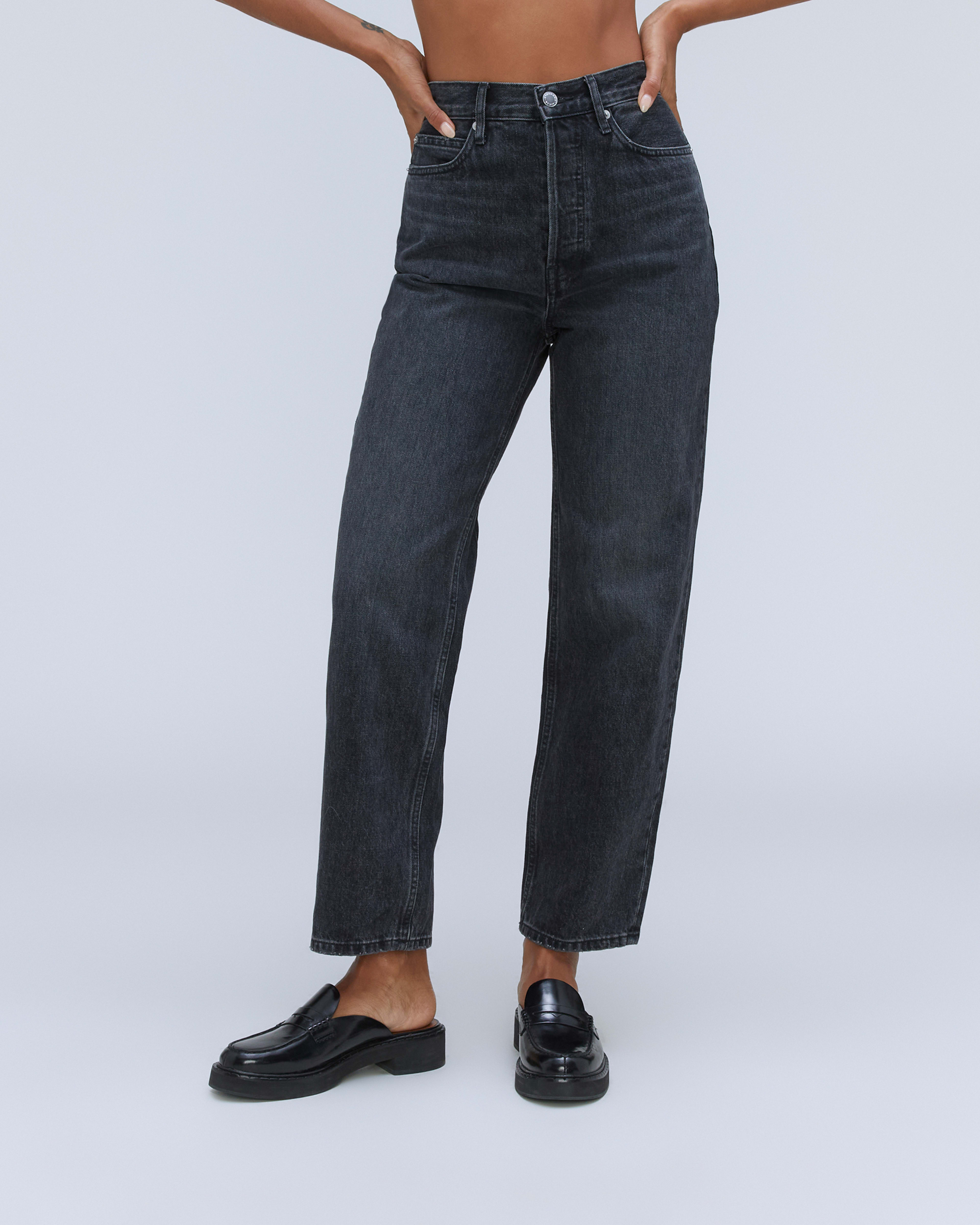 The Rigid Way-High® Jean | Worn-In Black | 29.5" Inseam – Everlane