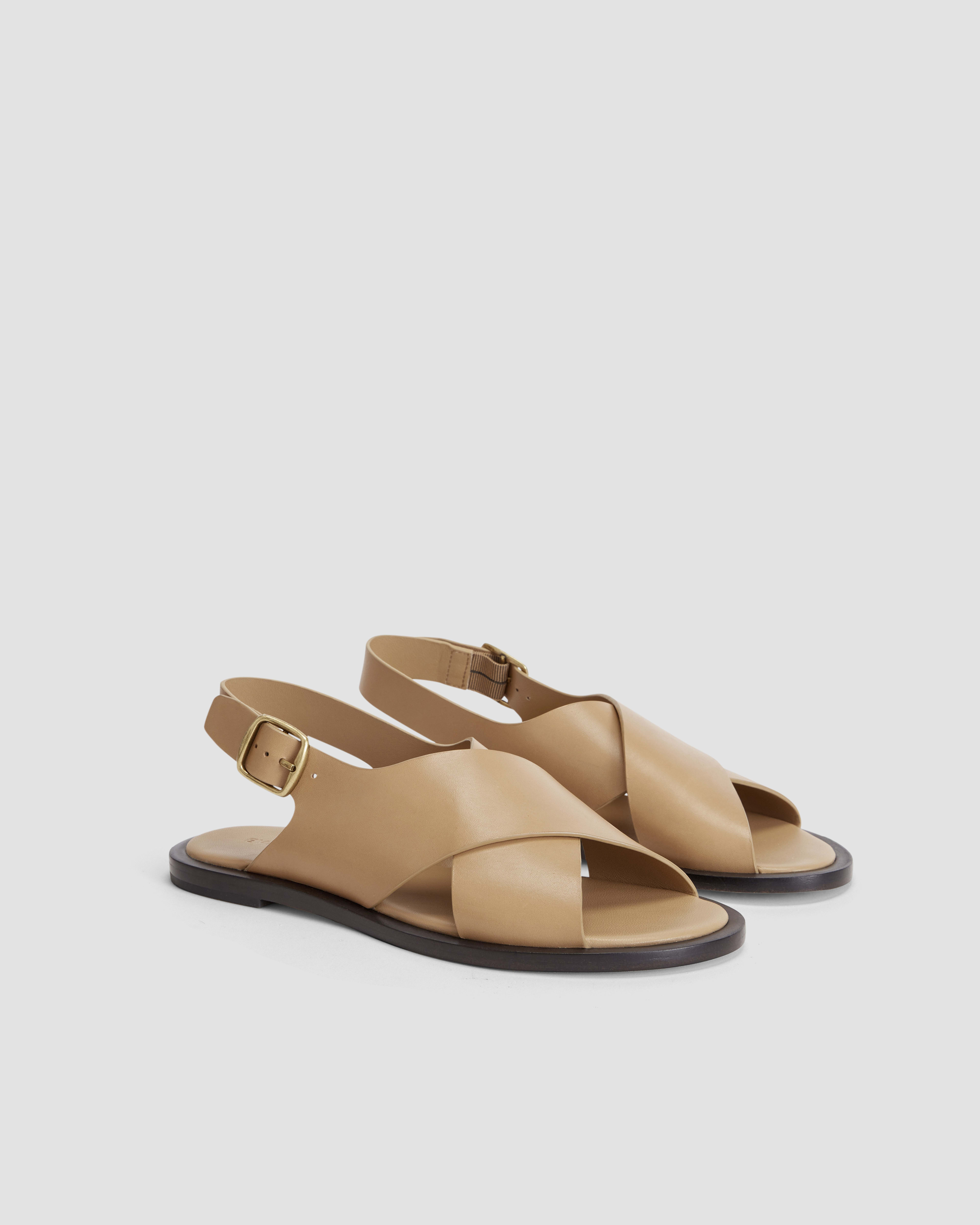 The City Crossover Sandal Light Taupe – Everlane