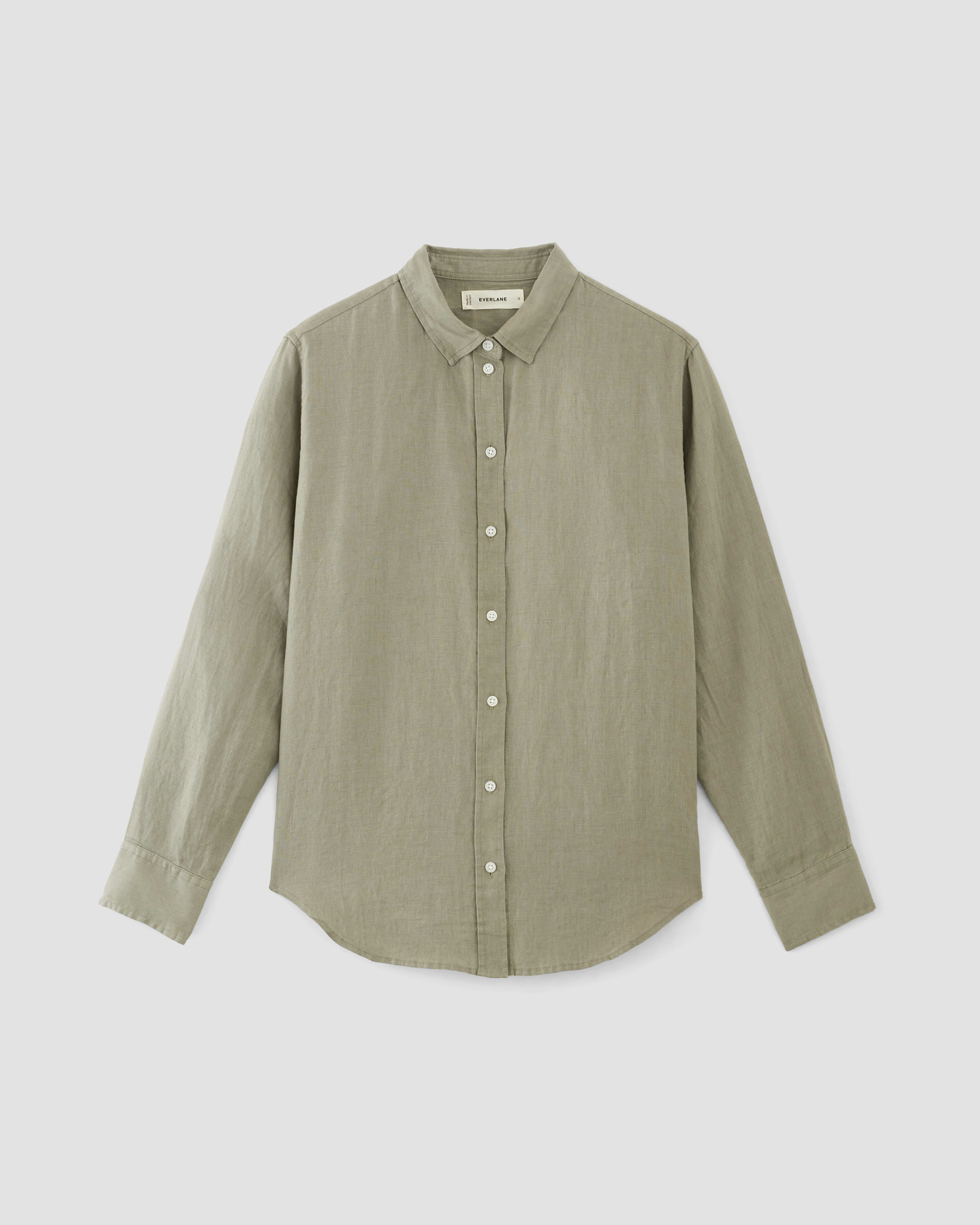 The Must-Have Shirt in Linen | Sage Green – Everlane