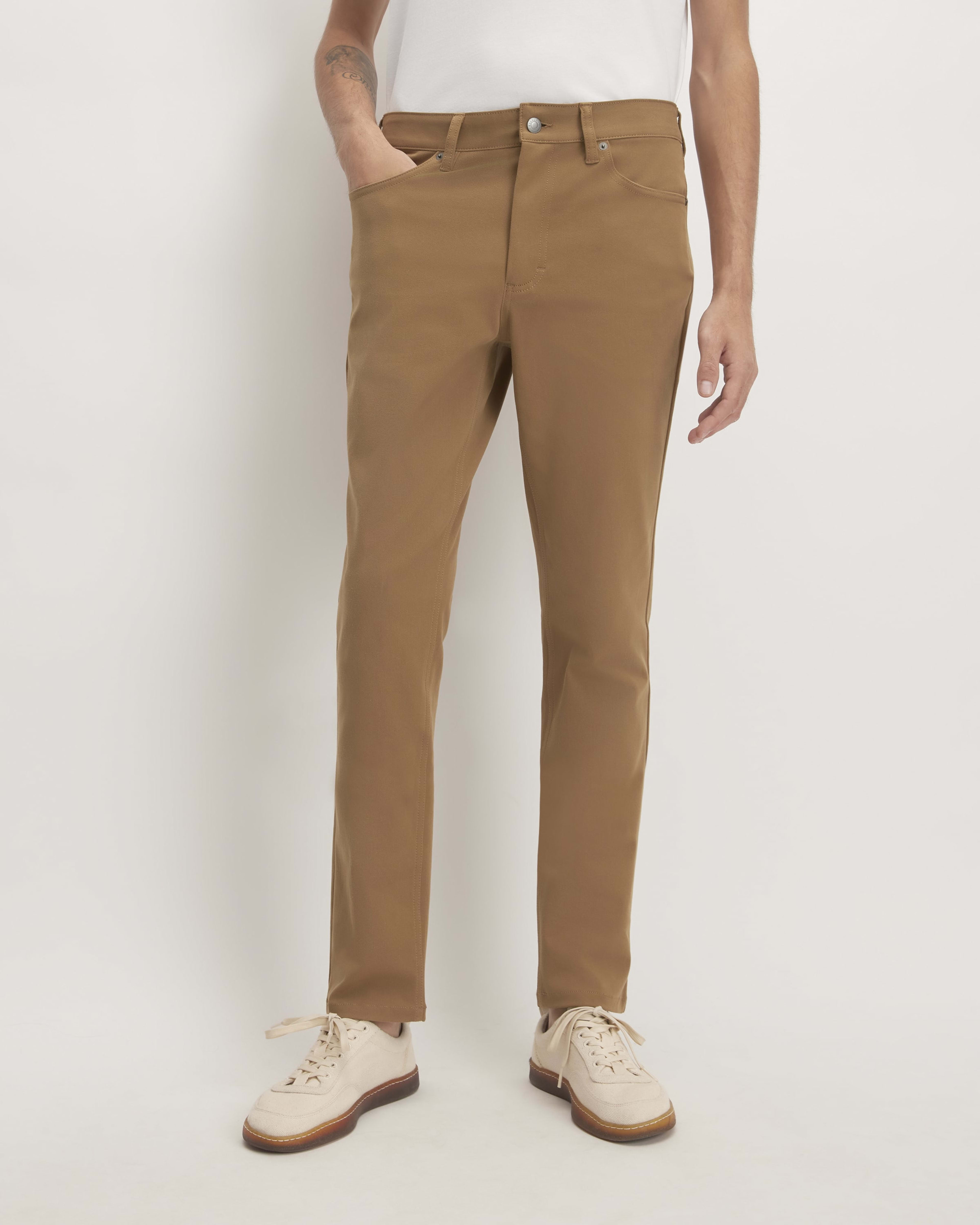 The Performance 5-Pocket Pant | Uniform Ochre – Everlane