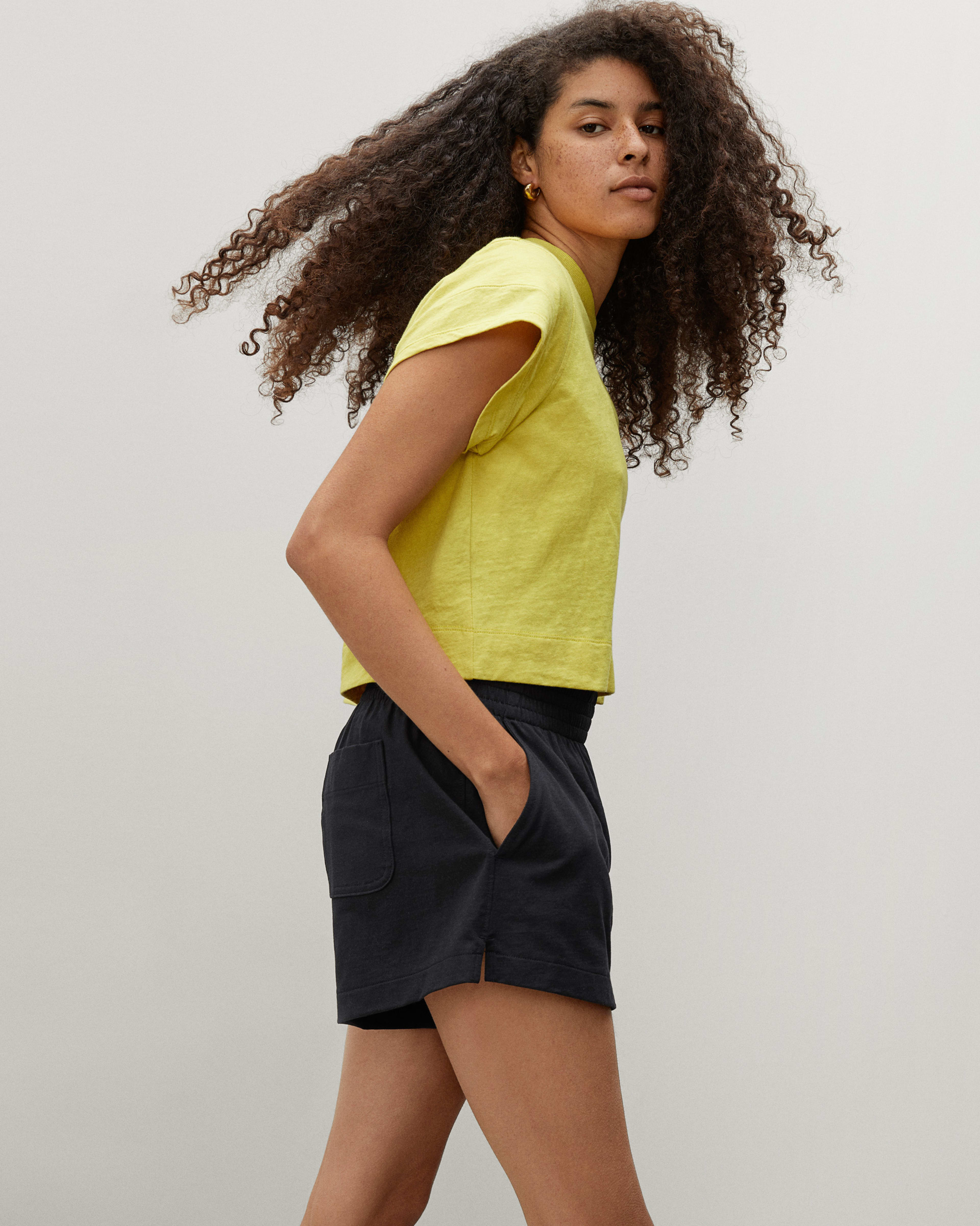 The Retro Jersey Short Black – Everlane