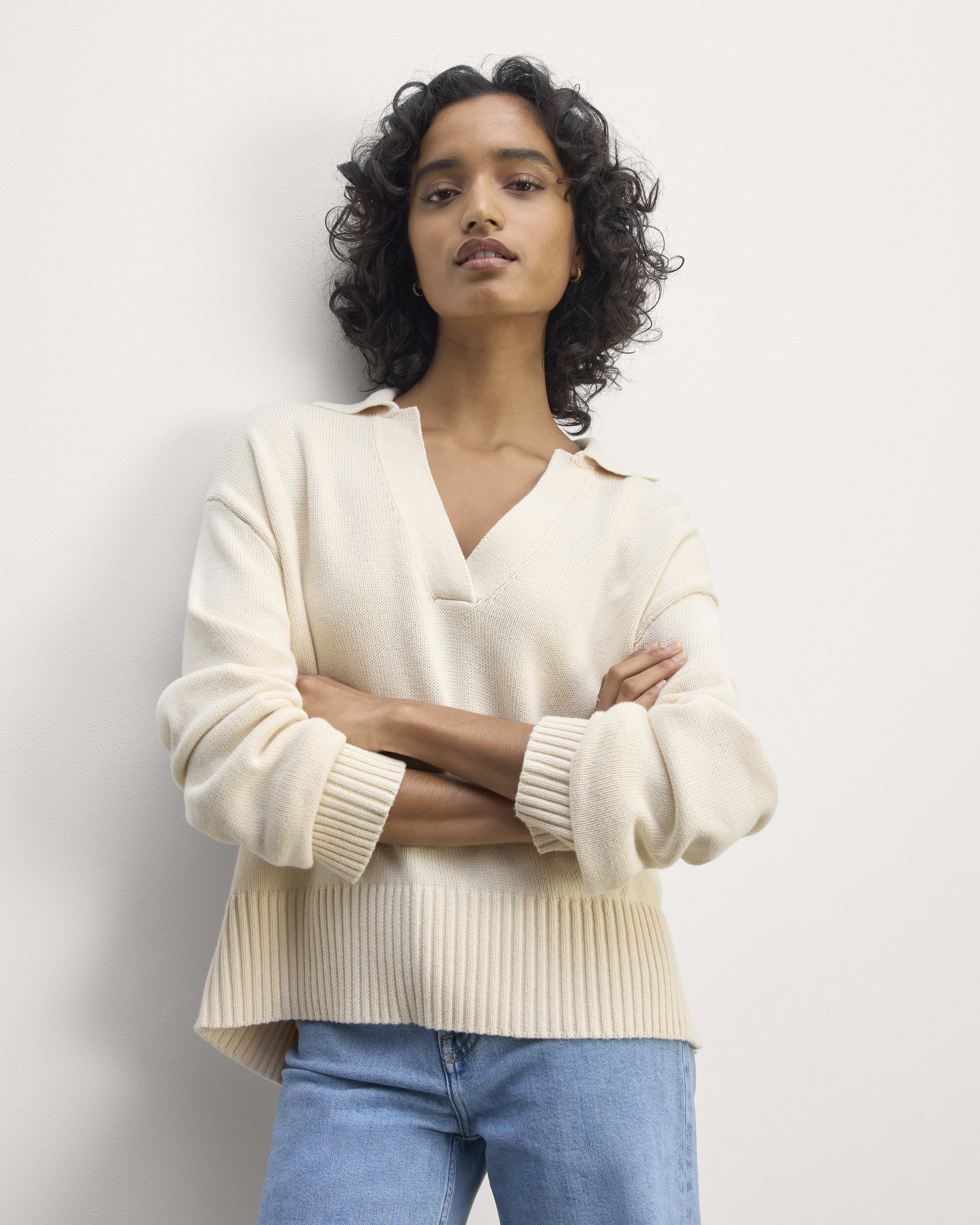 The Boxy Polo in Everyday Cotton | Canvas – Everlane
