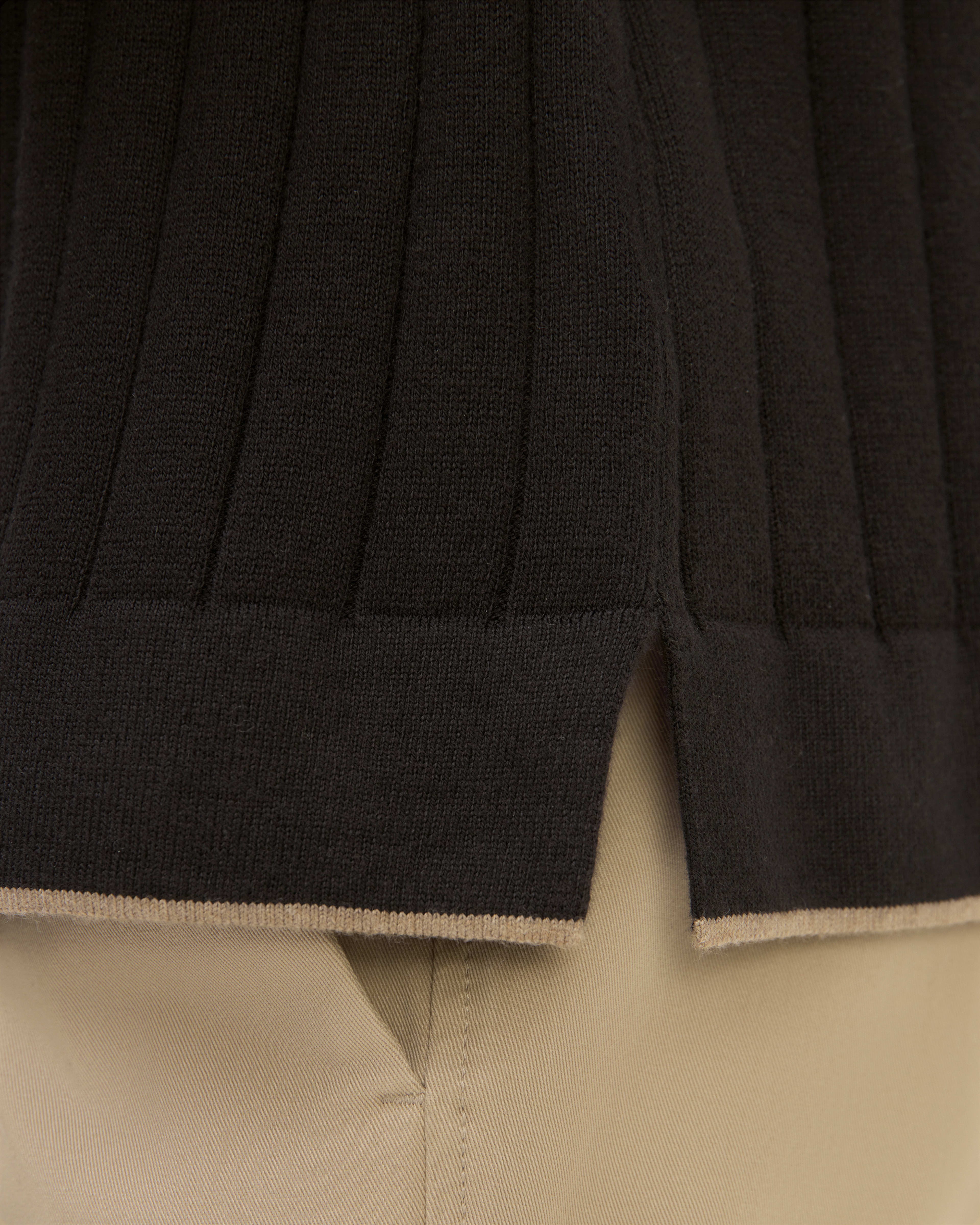 The No-Sweat Button-Down Polo Black – Everlane