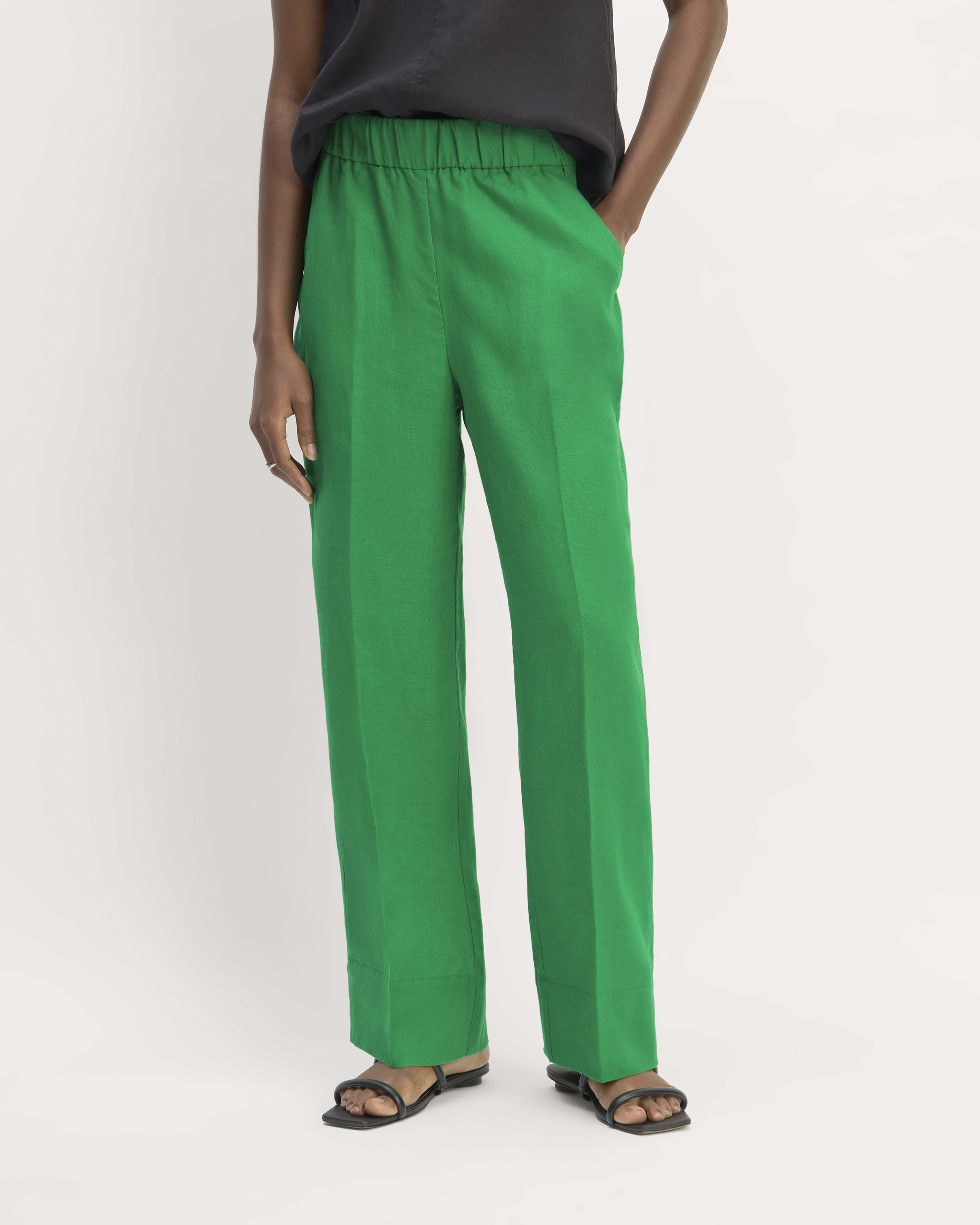 The Linen Easy Pant | Grass Green – Everlane