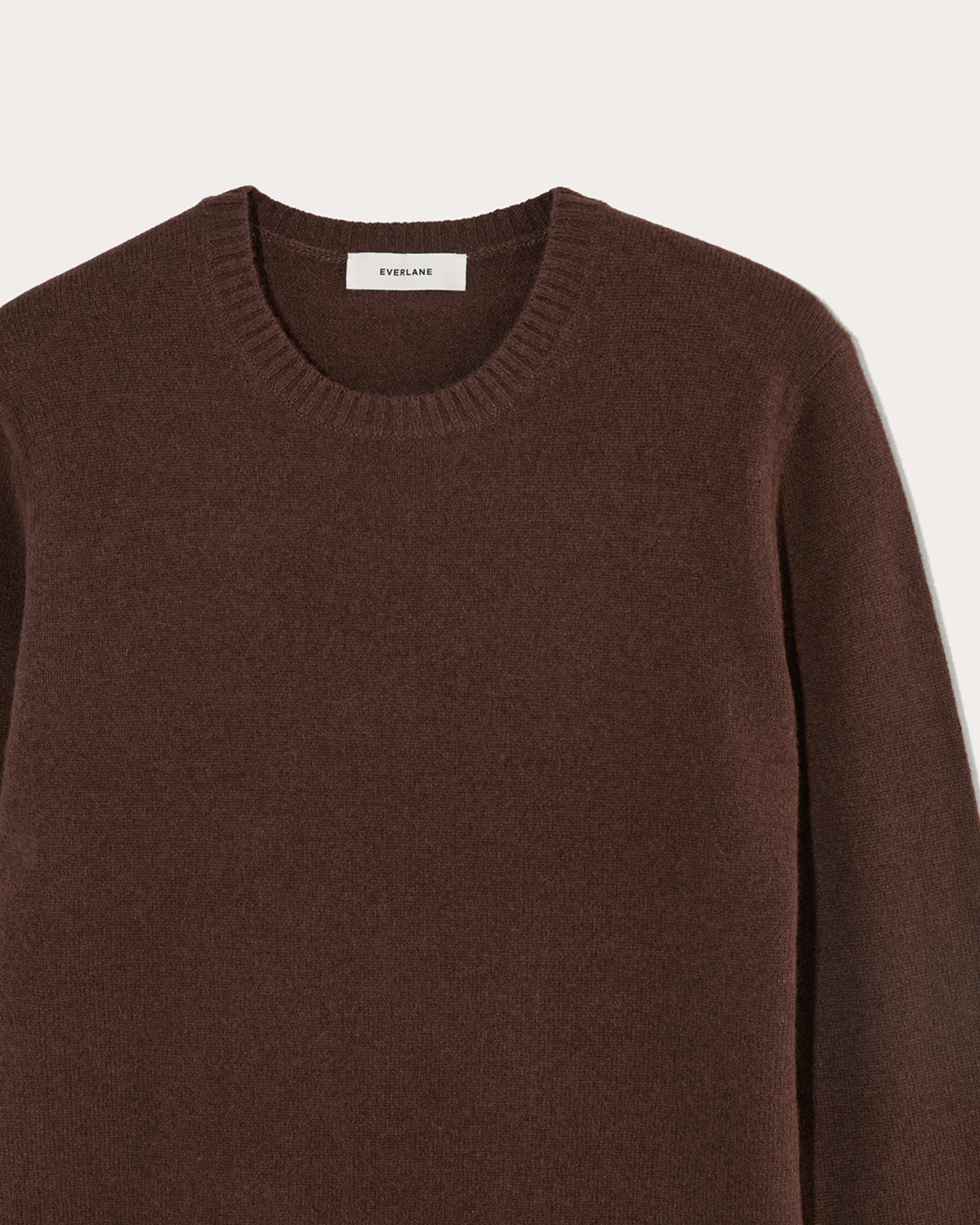 The Premium Merino Crew Neck Sweater | Heather Mahogany – Everlane