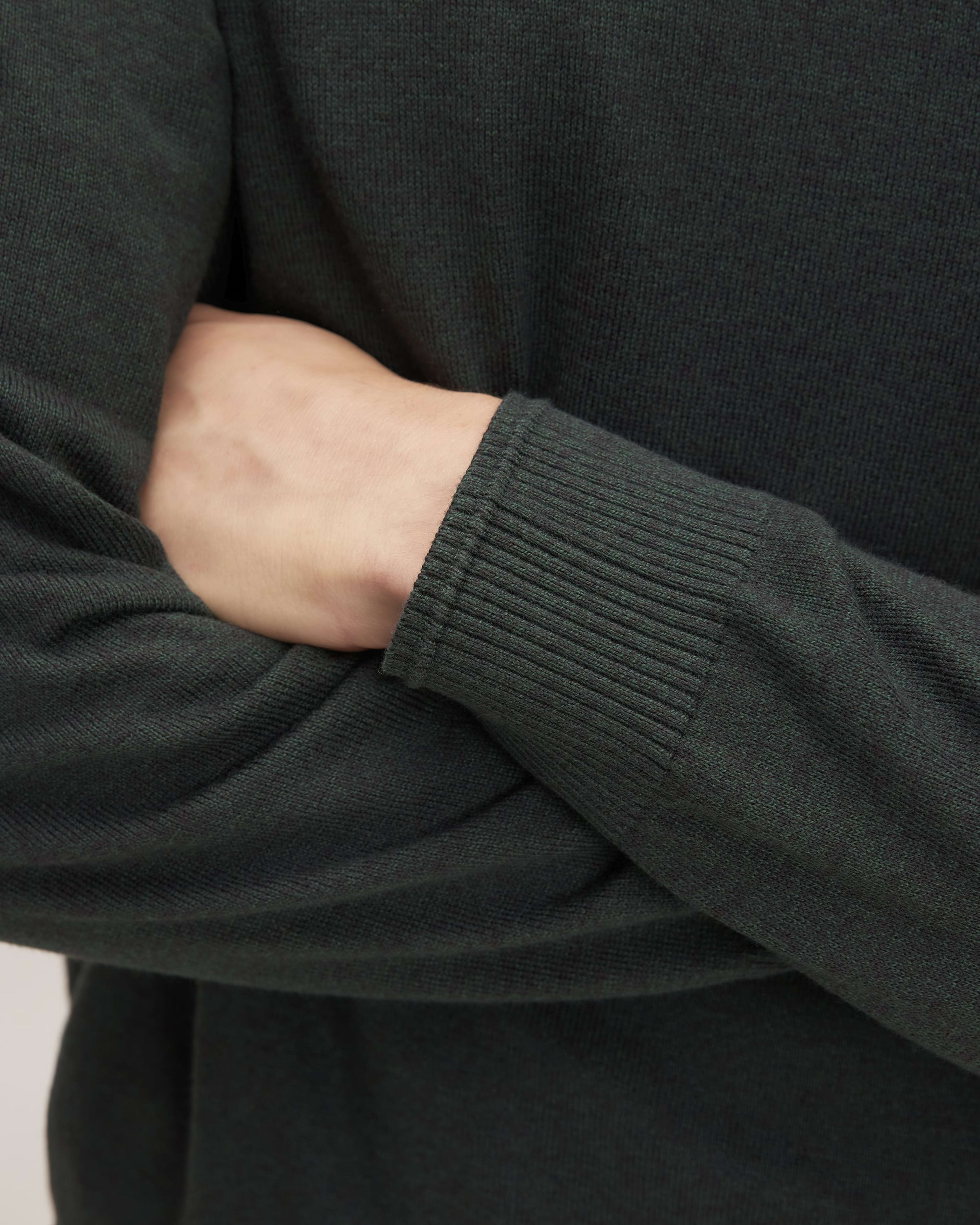 The No-Sweat Sweater | Uniform | Scarab / Black Twist – Everlane