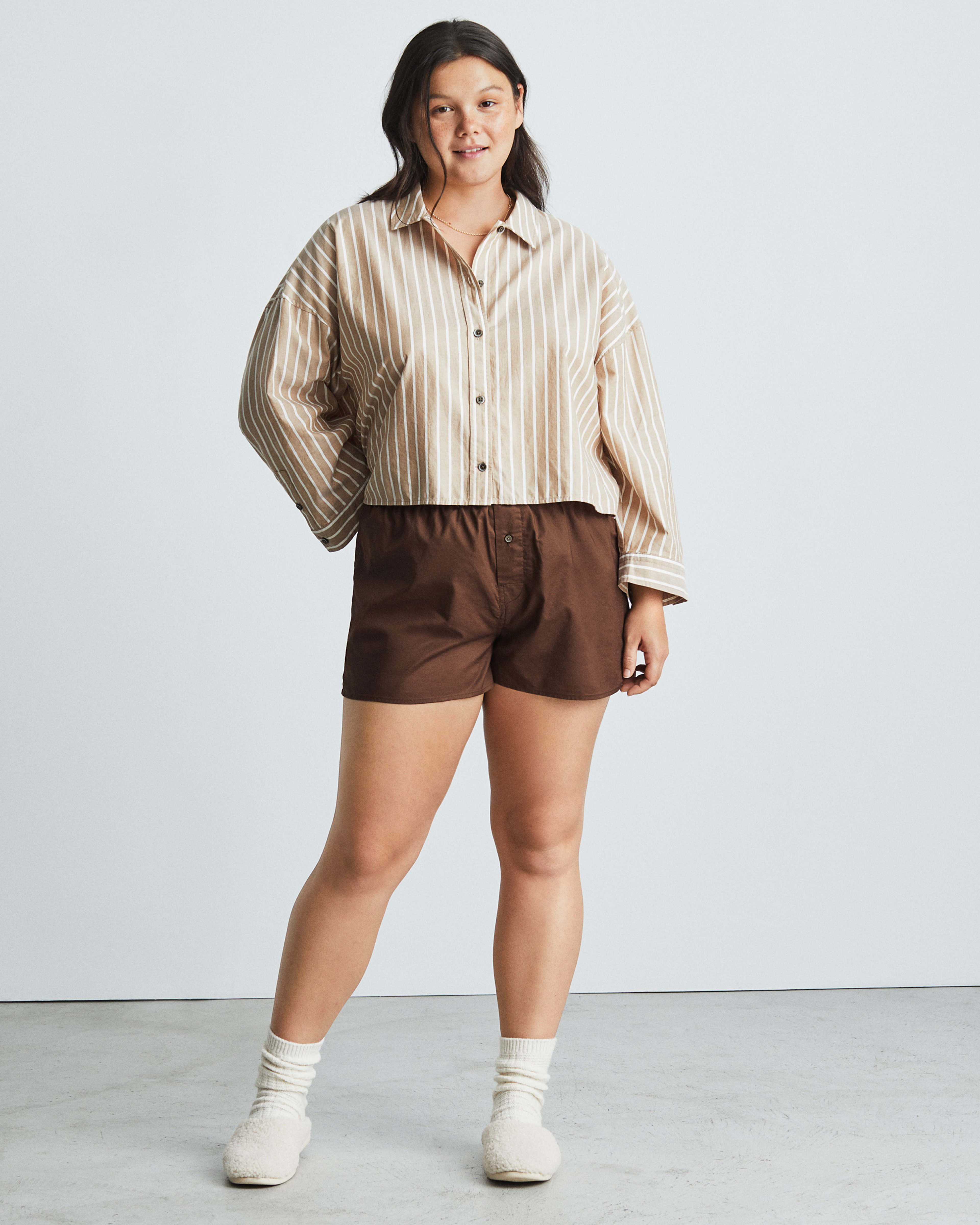The Woven P.J. Short Chestnut – Everlane