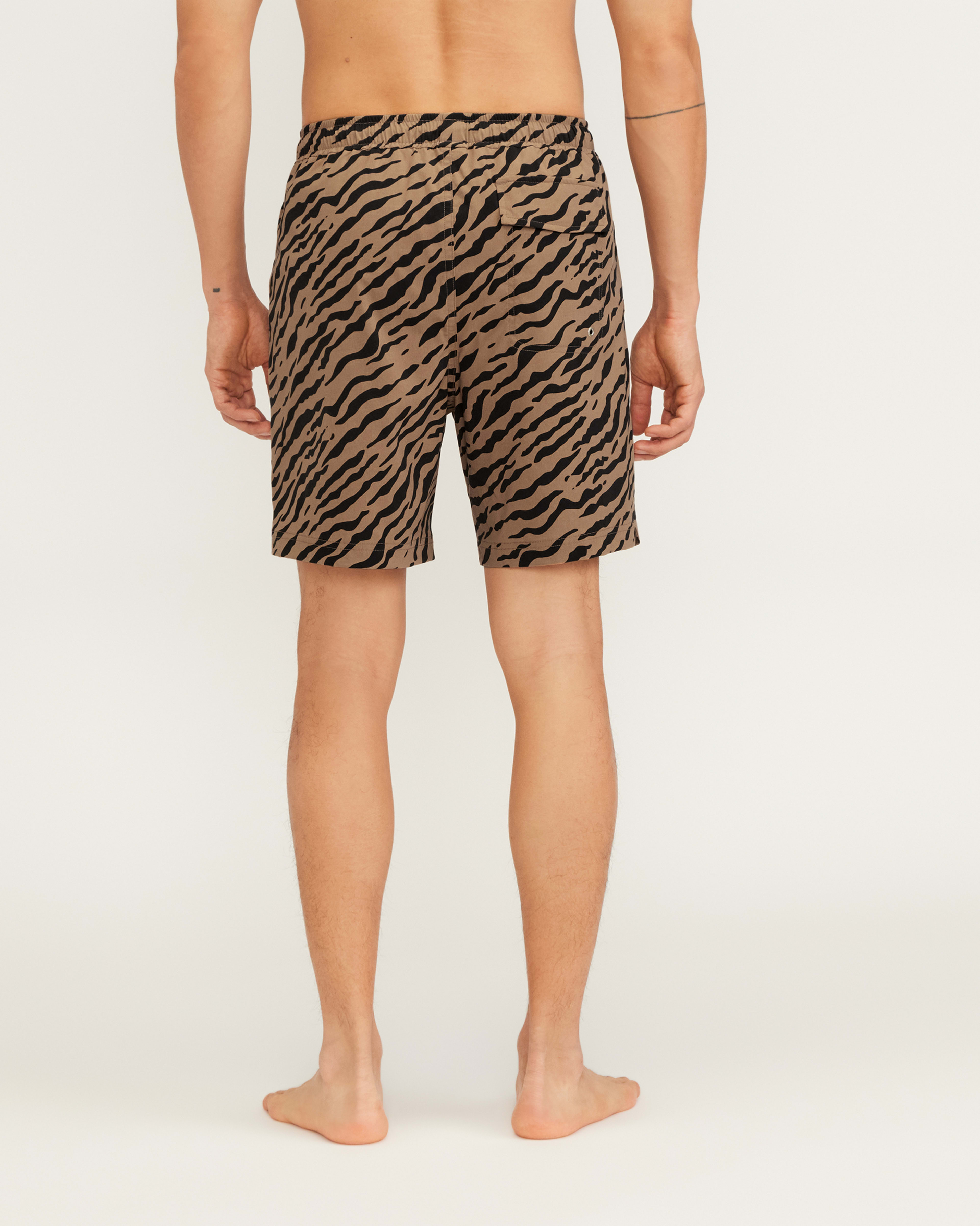 The ReNew Swim Short Tiger Stripe Toasted Coconut – Everlane