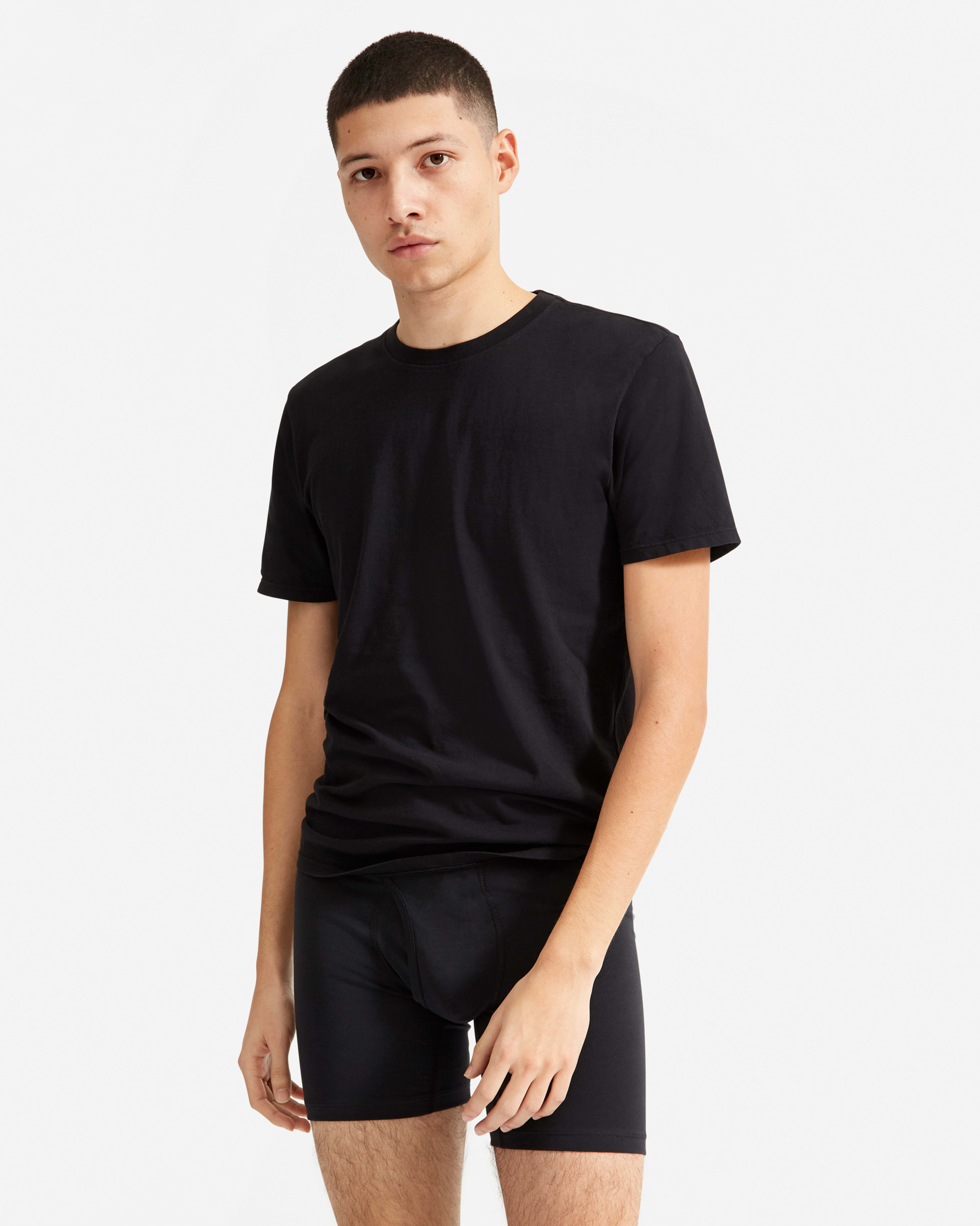 The Supima® Longer Boxer Brief | Uniform | Black – Everlane