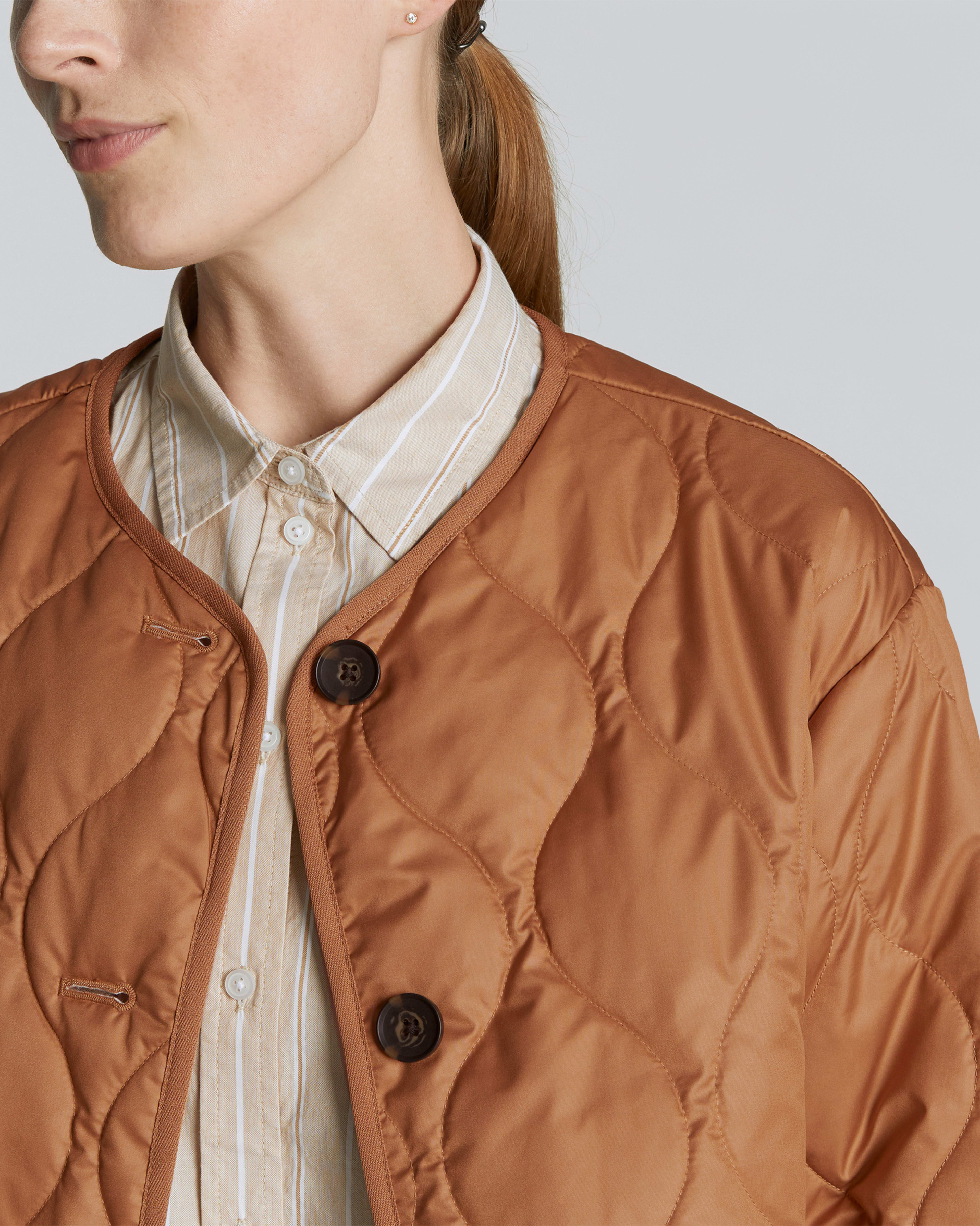 The ReNew Quilted Mid-Length Liner Tawny Brown – Everlane